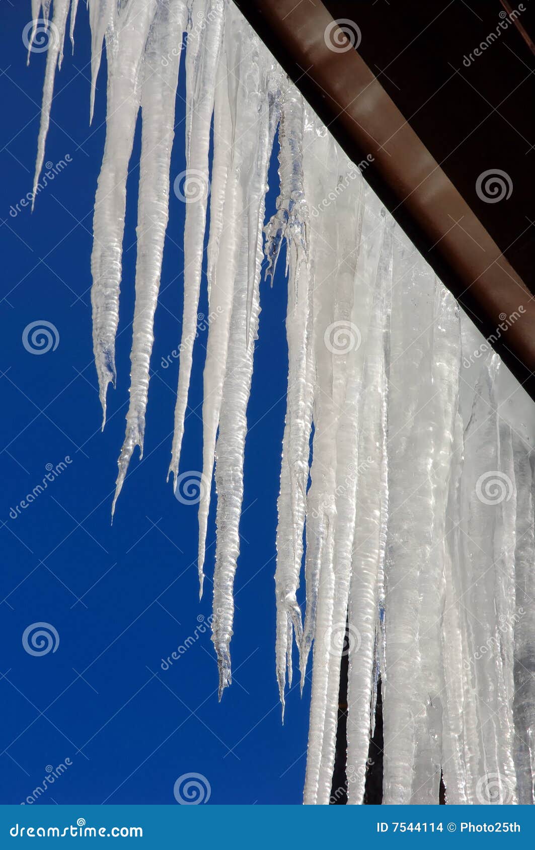 Ice stalactite stock photo. Image of winter, cold, frezee - 7544114