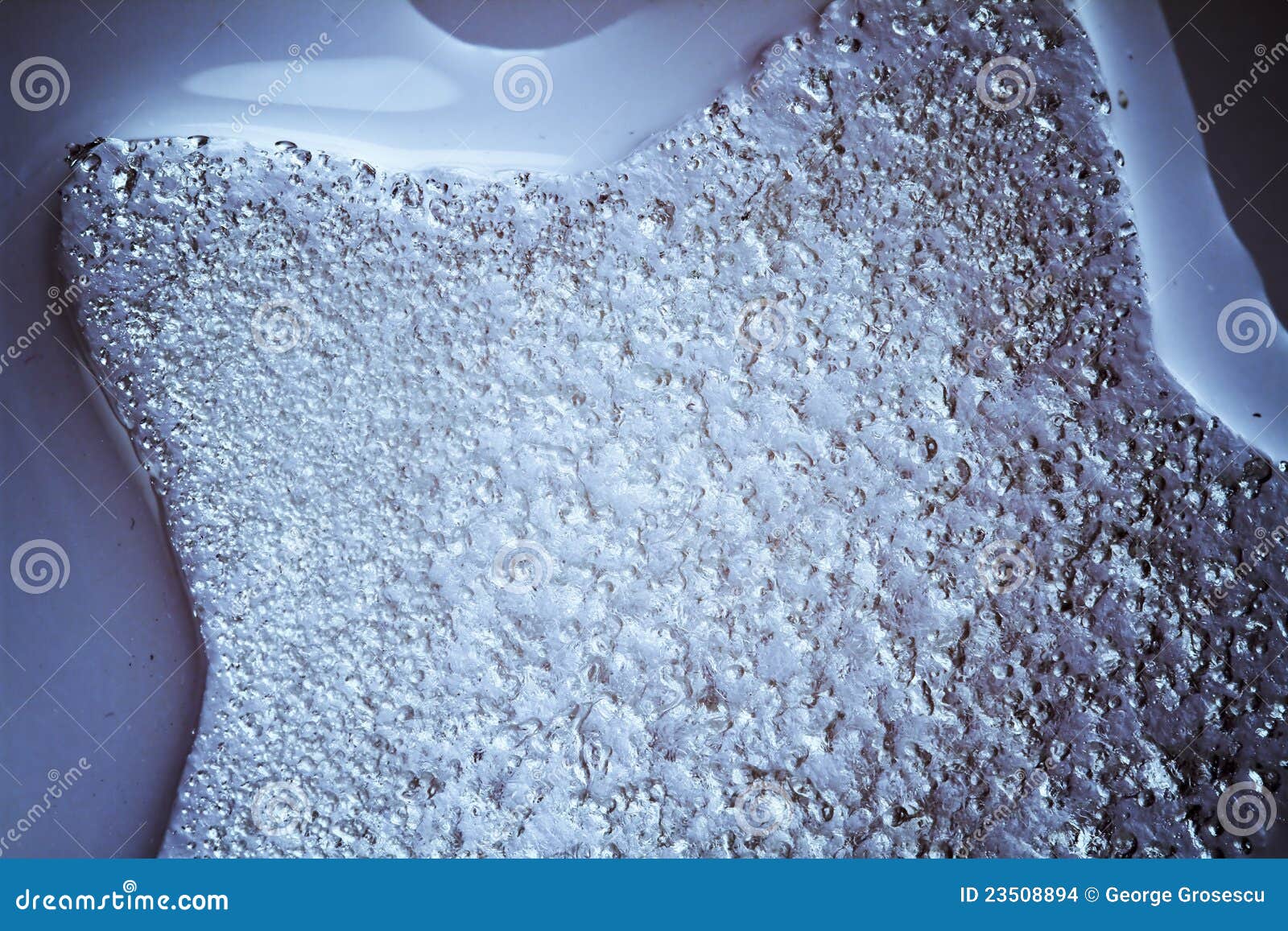 Ice star detail stock photo. Image of water, five, white - 23508894