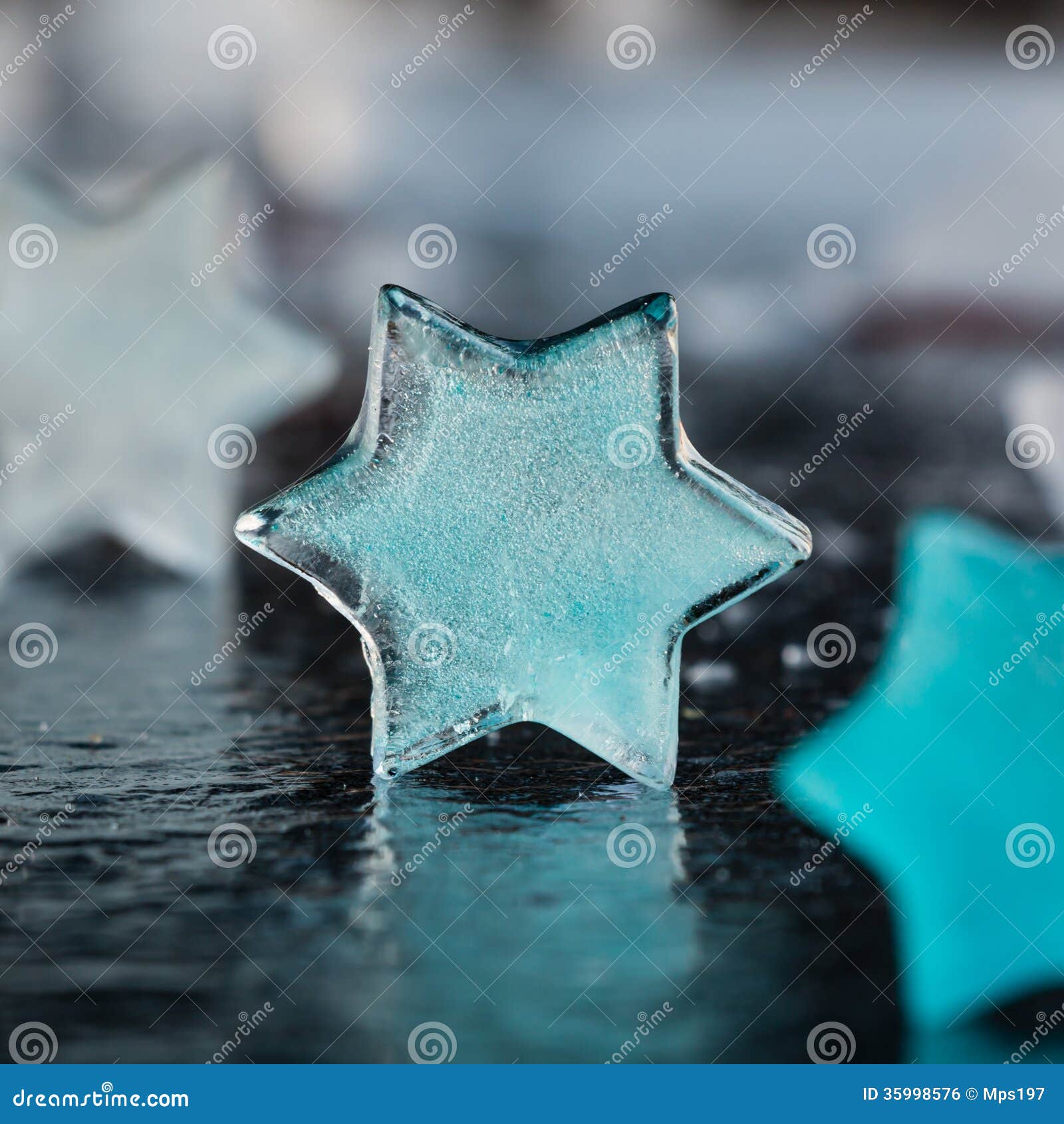 Ice stars stock photo. Image of star, frost, frozen, coldness - 35998576