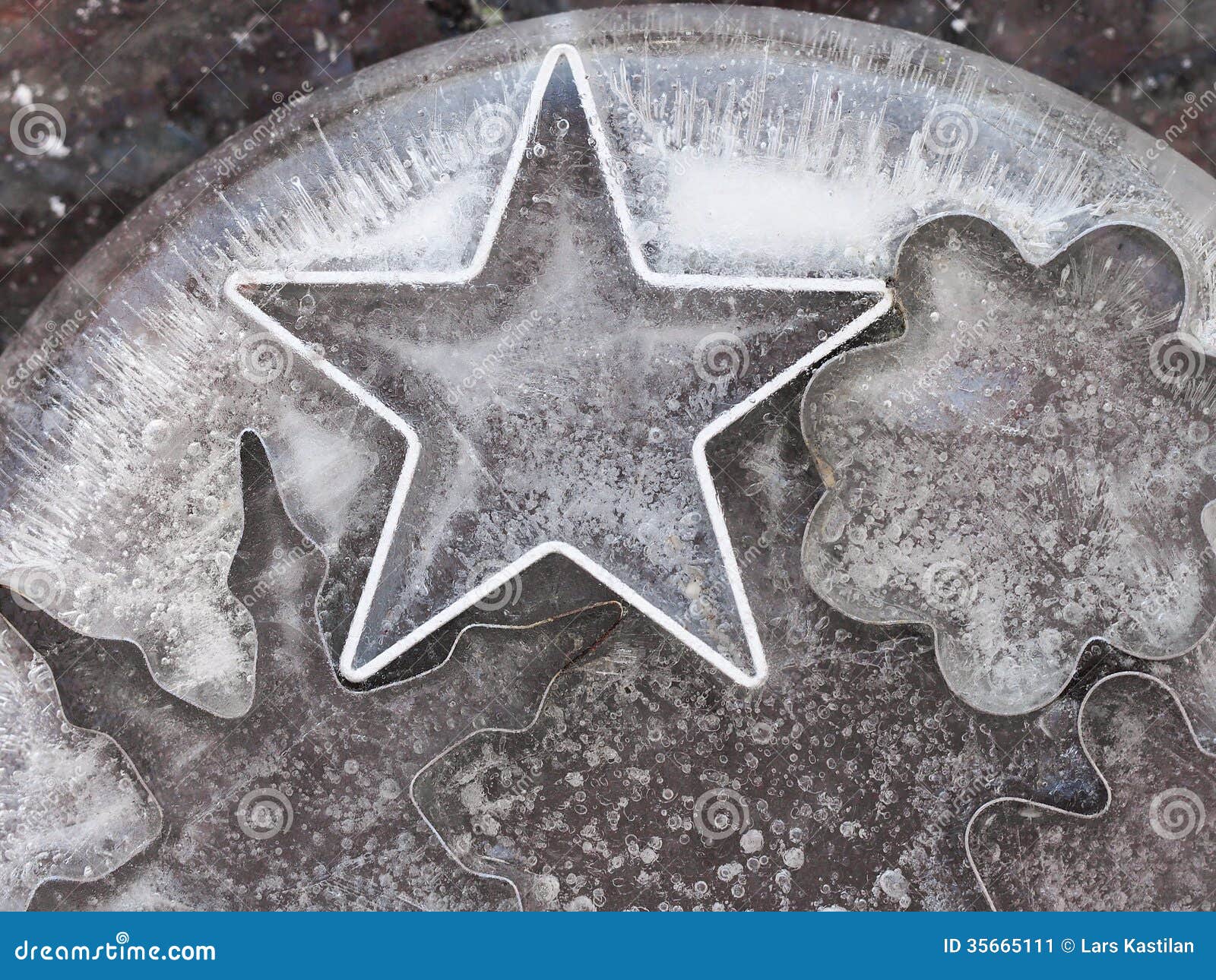 Ice Stars stock image. Image of cutters, star, water - 35665111