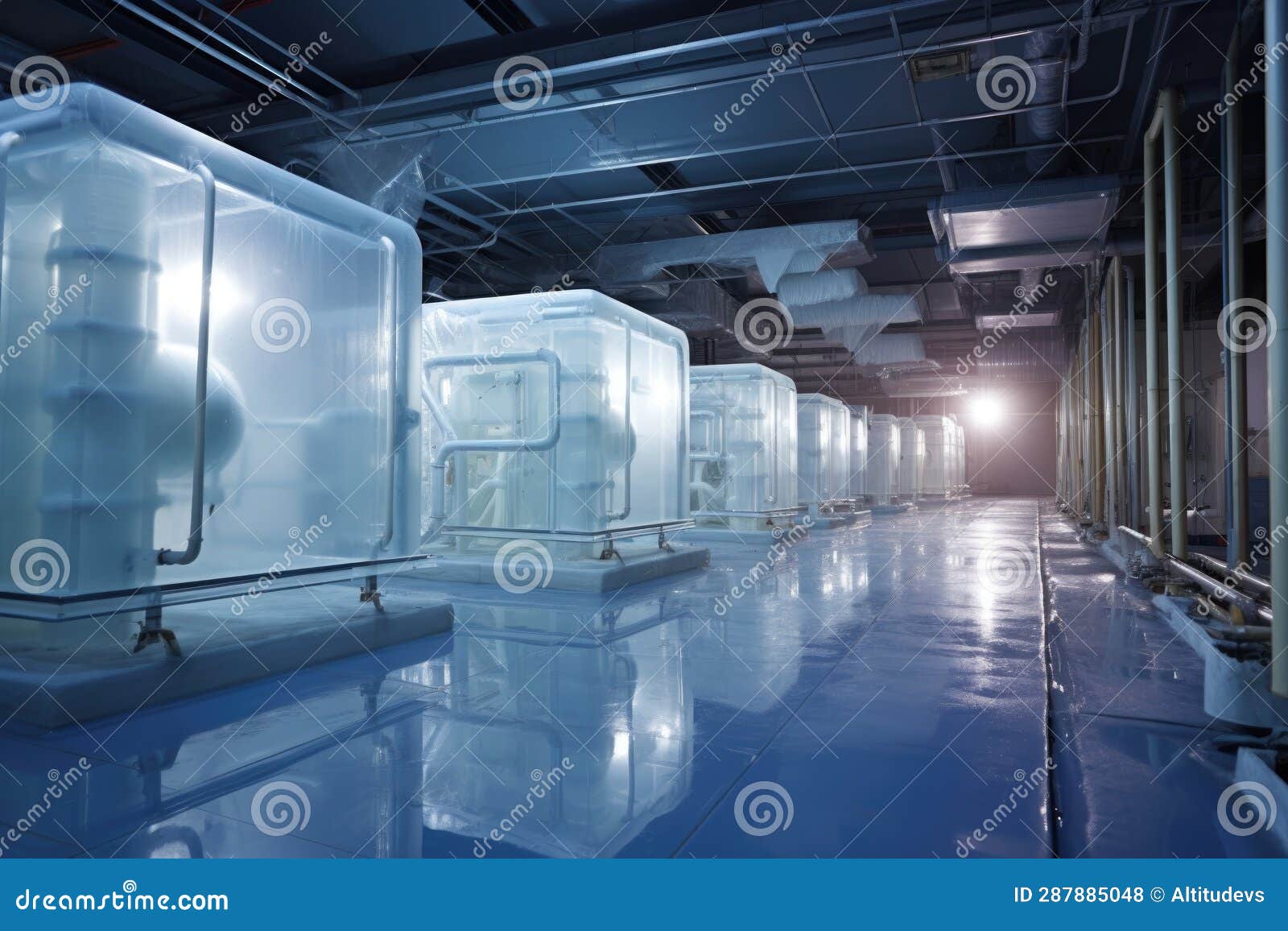 Ice Storage Systems for Cooling Buildings and Industry Stock ...