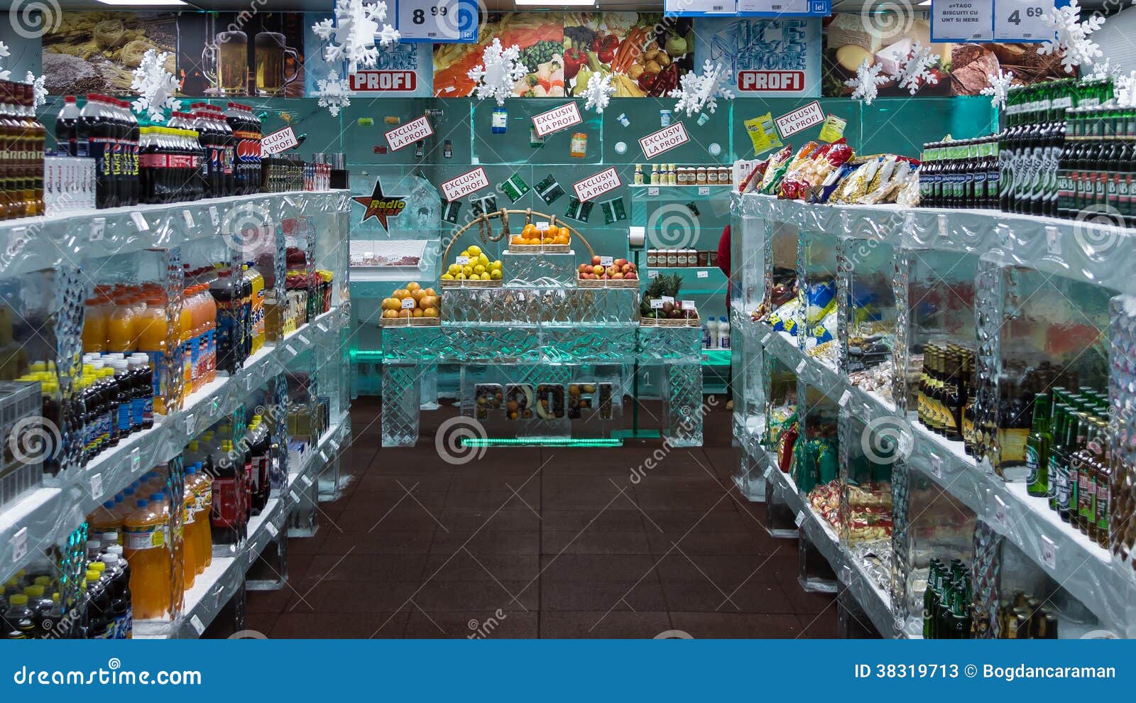 Ice store editorial stock photo. Image of editorial, business - 38319713