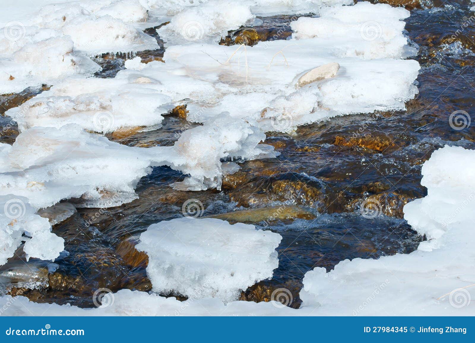 Ice stream stock image. Image of river, stream, frozen - 27984345