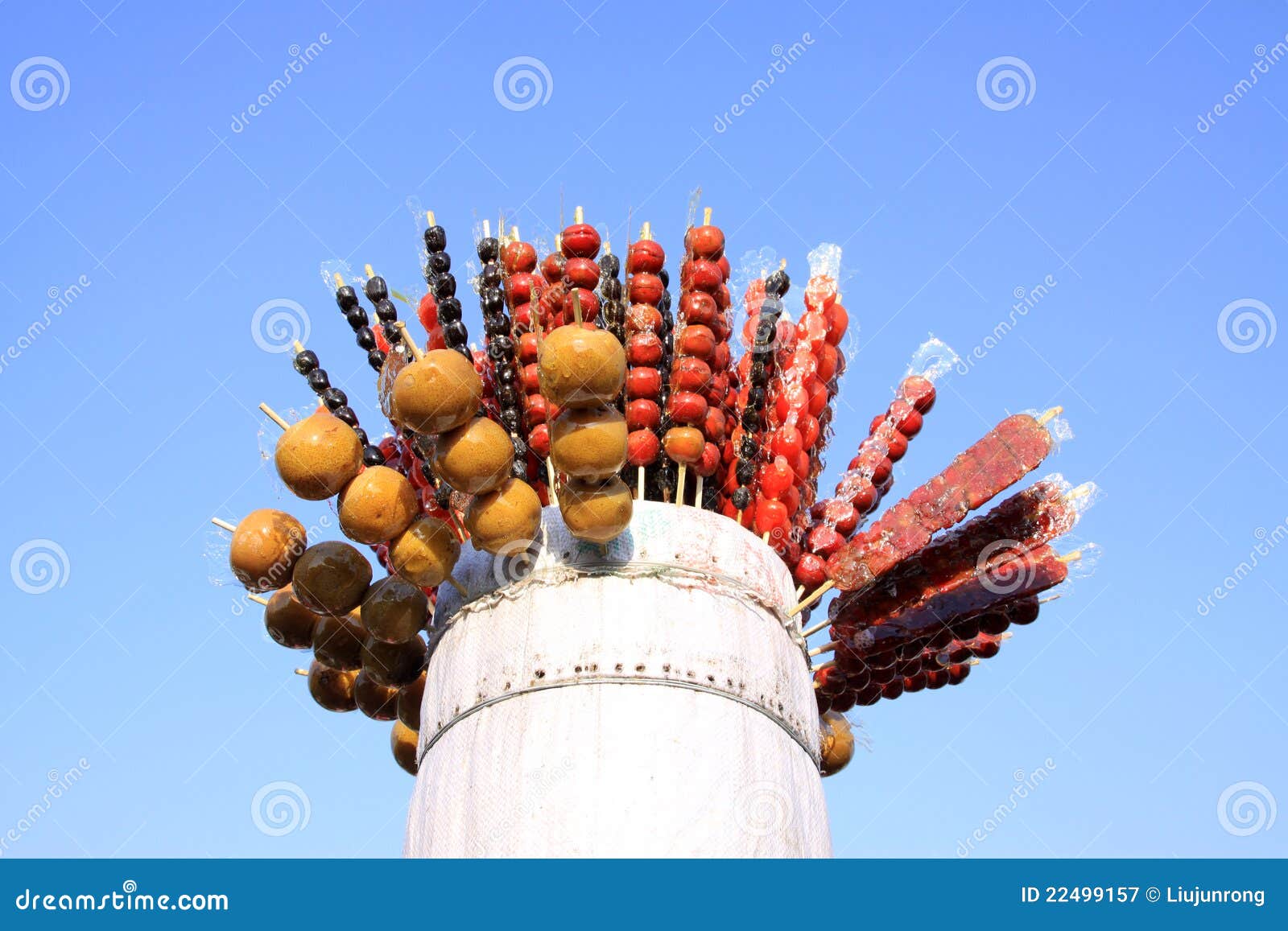 Ice-sugar gourd stock image. Image of sweetmeats, blue - 22499157