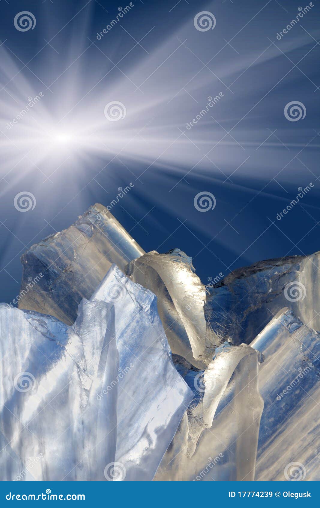 Ice sunrise sky stock image. Image of abstract, shine - 17774239