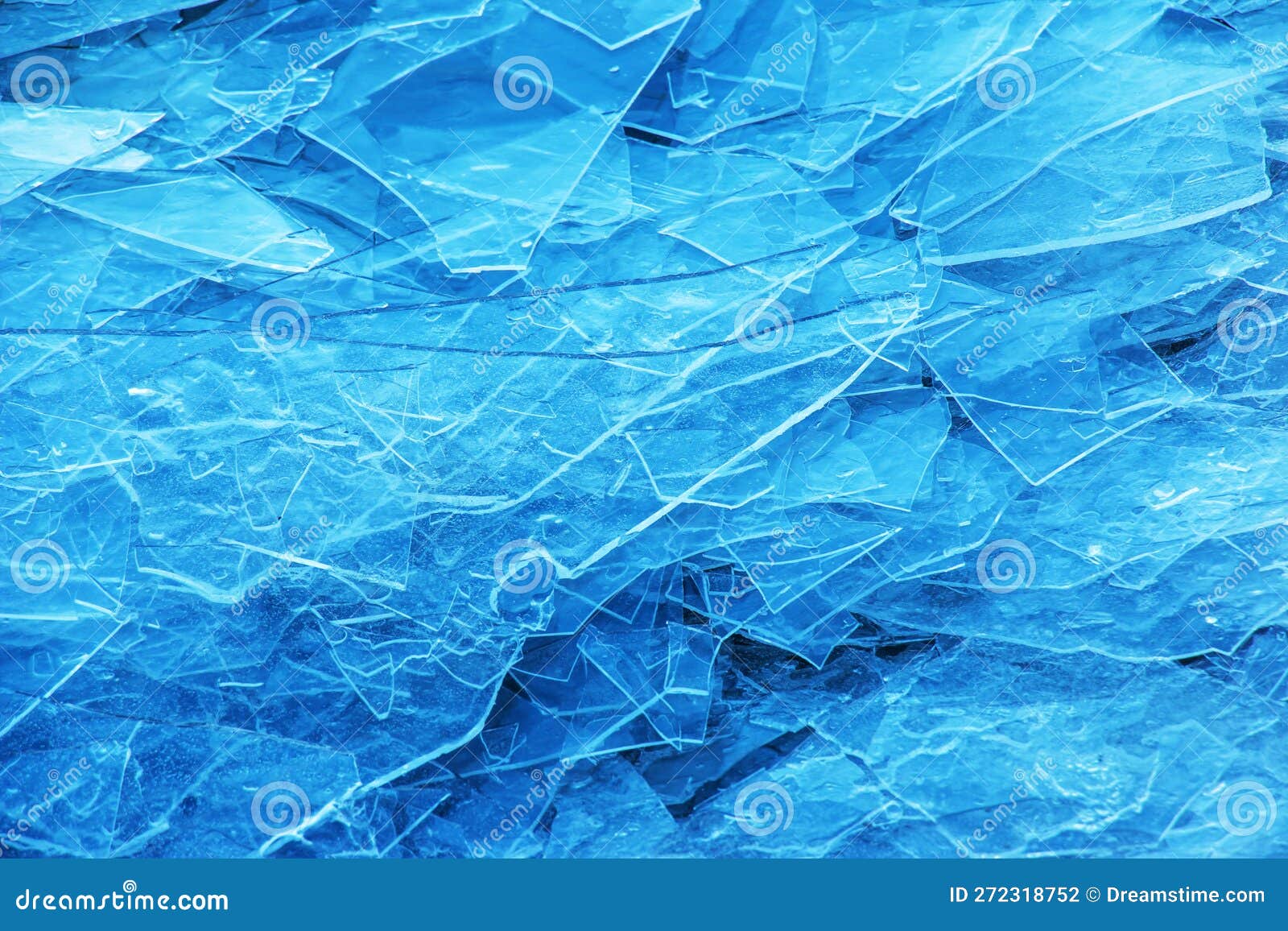 Ice Surface of the River. Texture of Ice Shards Stock Photo - Image of ...