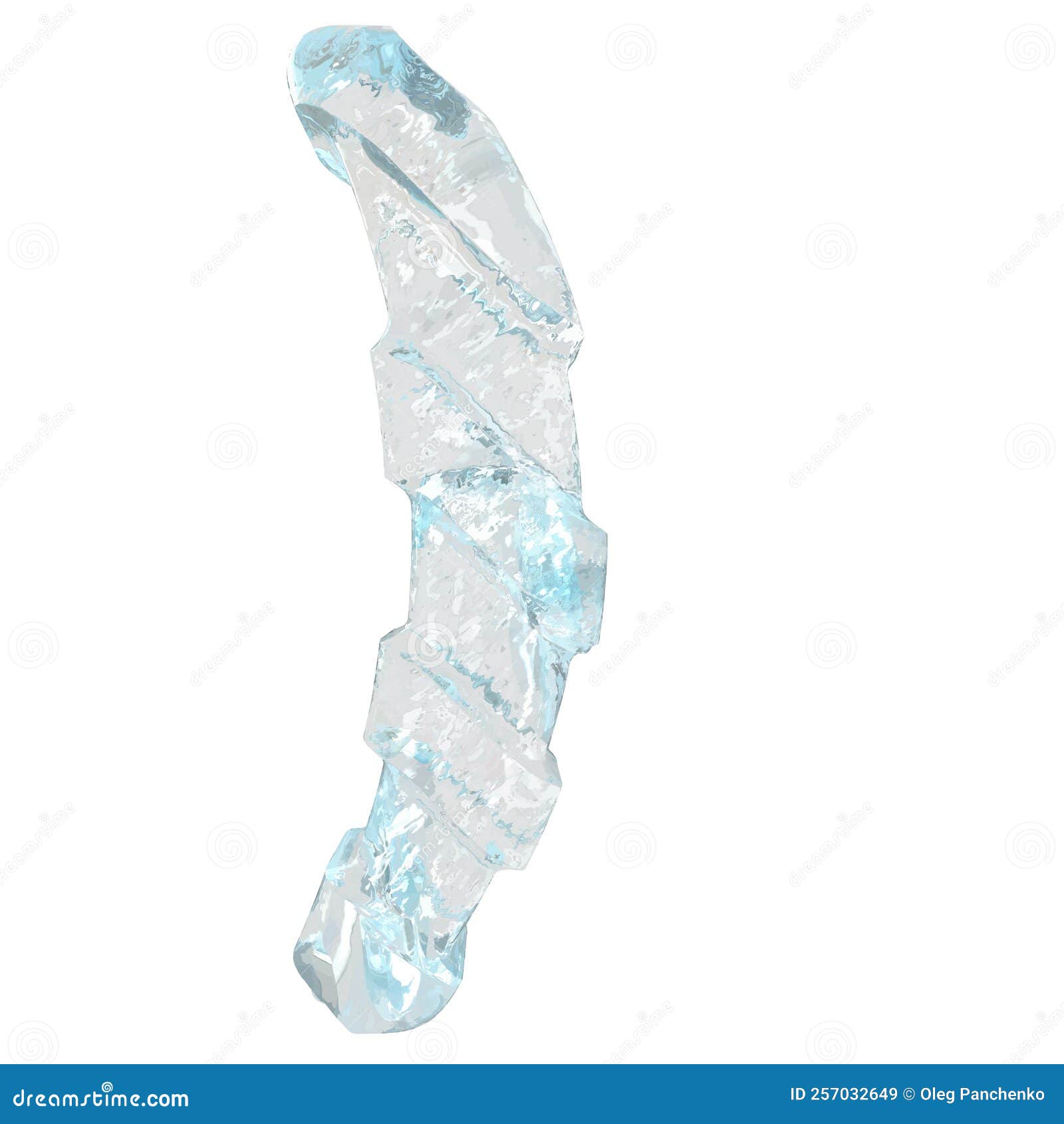 Ice Symbol with Diagonal Thick Straps Stock Vector - Illustration of ...