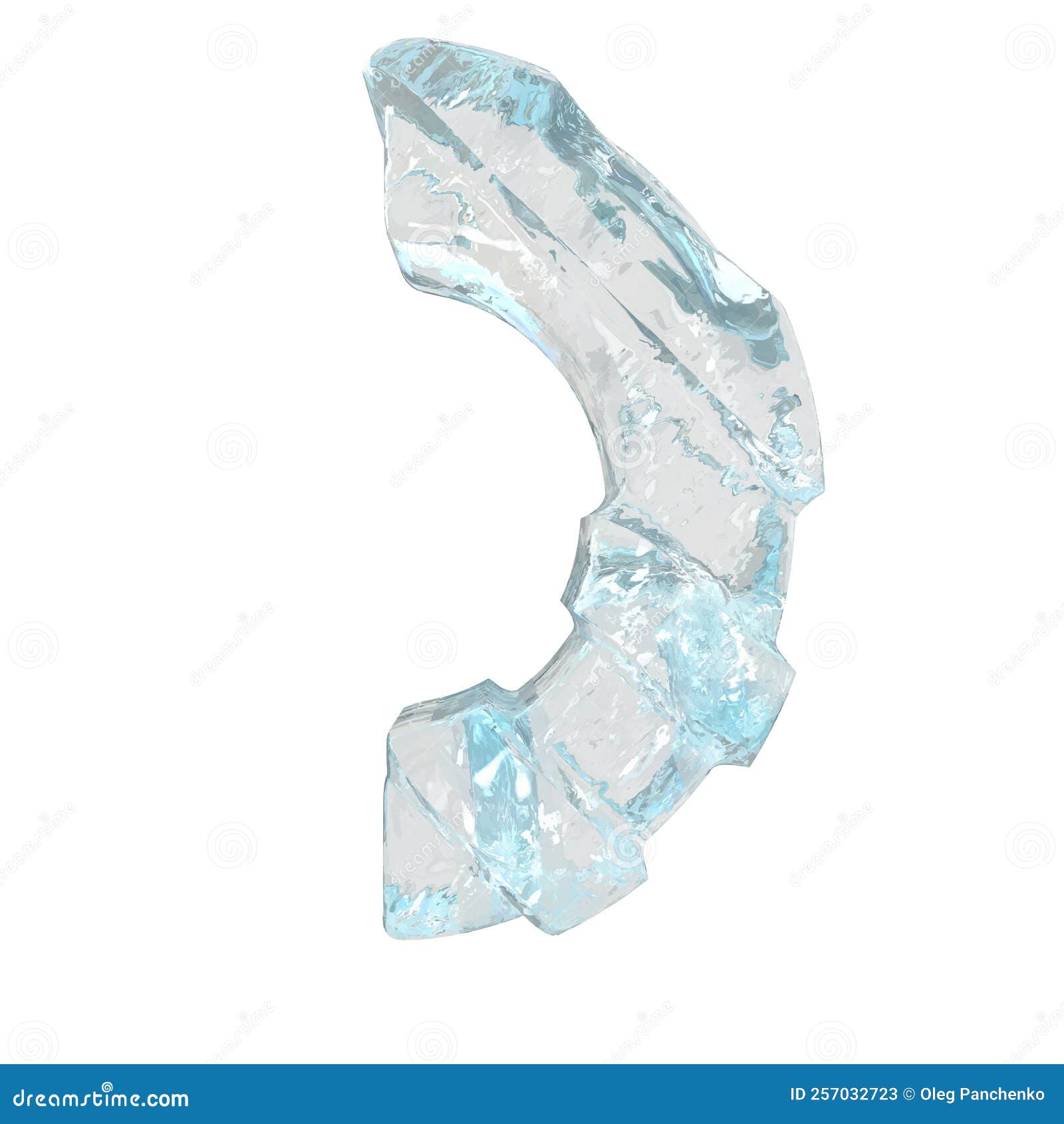 Ice Symbol with Diagonal Thick Straps Stock Vector - Illustration of ...