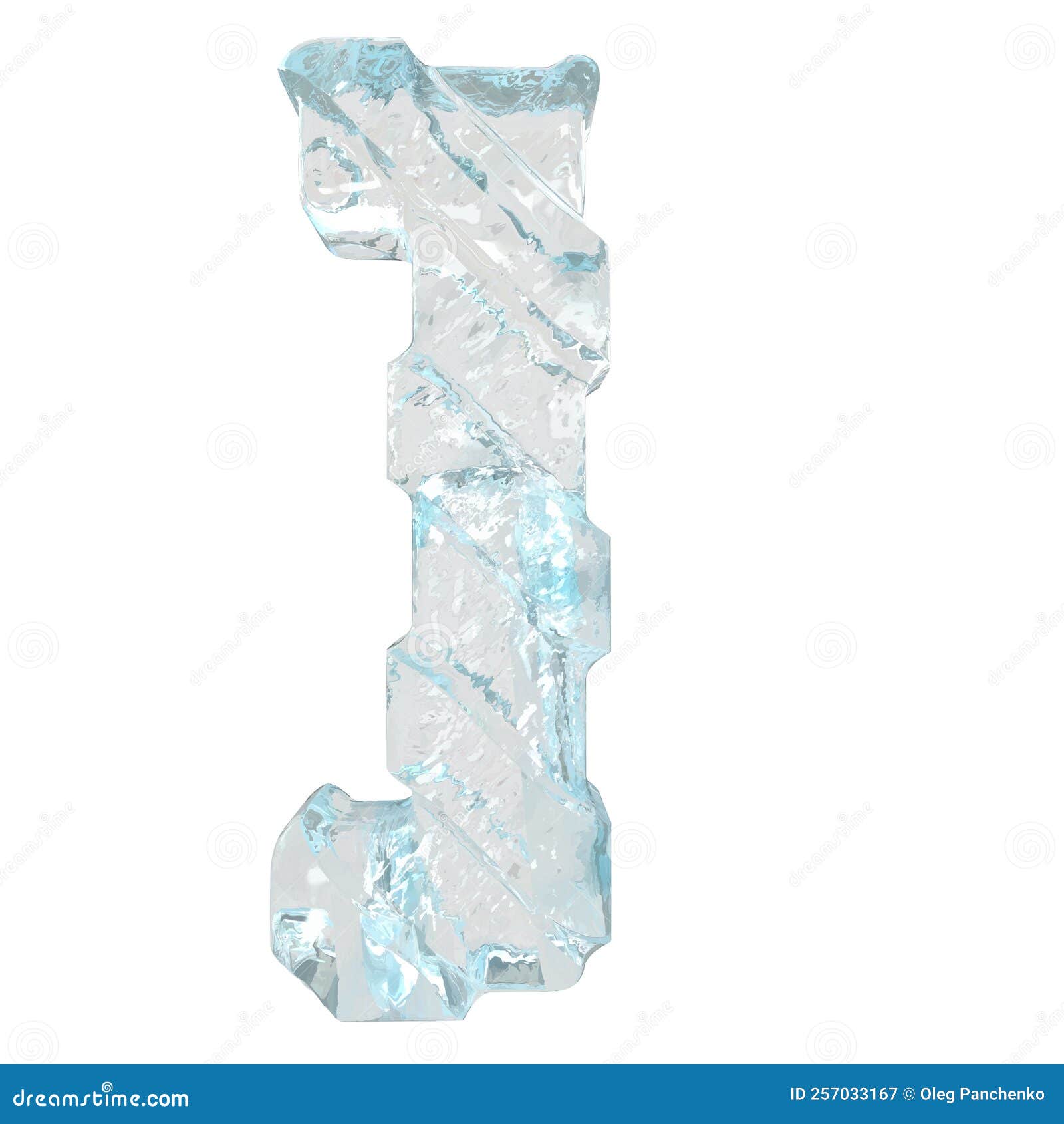 Ice Symbol with Diagonal Thick Straps Stock Vector - Illustration of ...