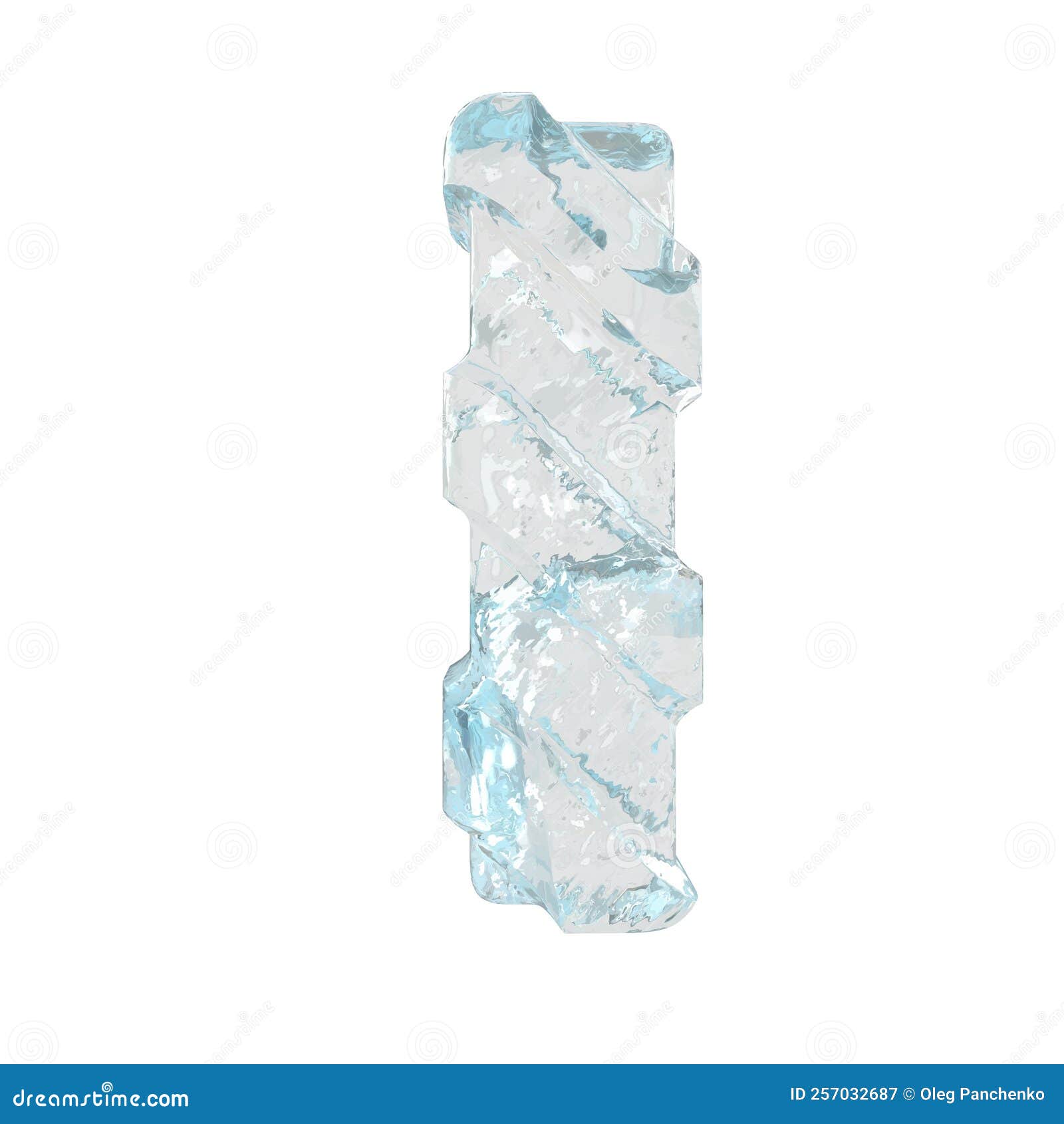 Ice Symbol with Diagonal Thick Straps. Letter L Stock Vector ...