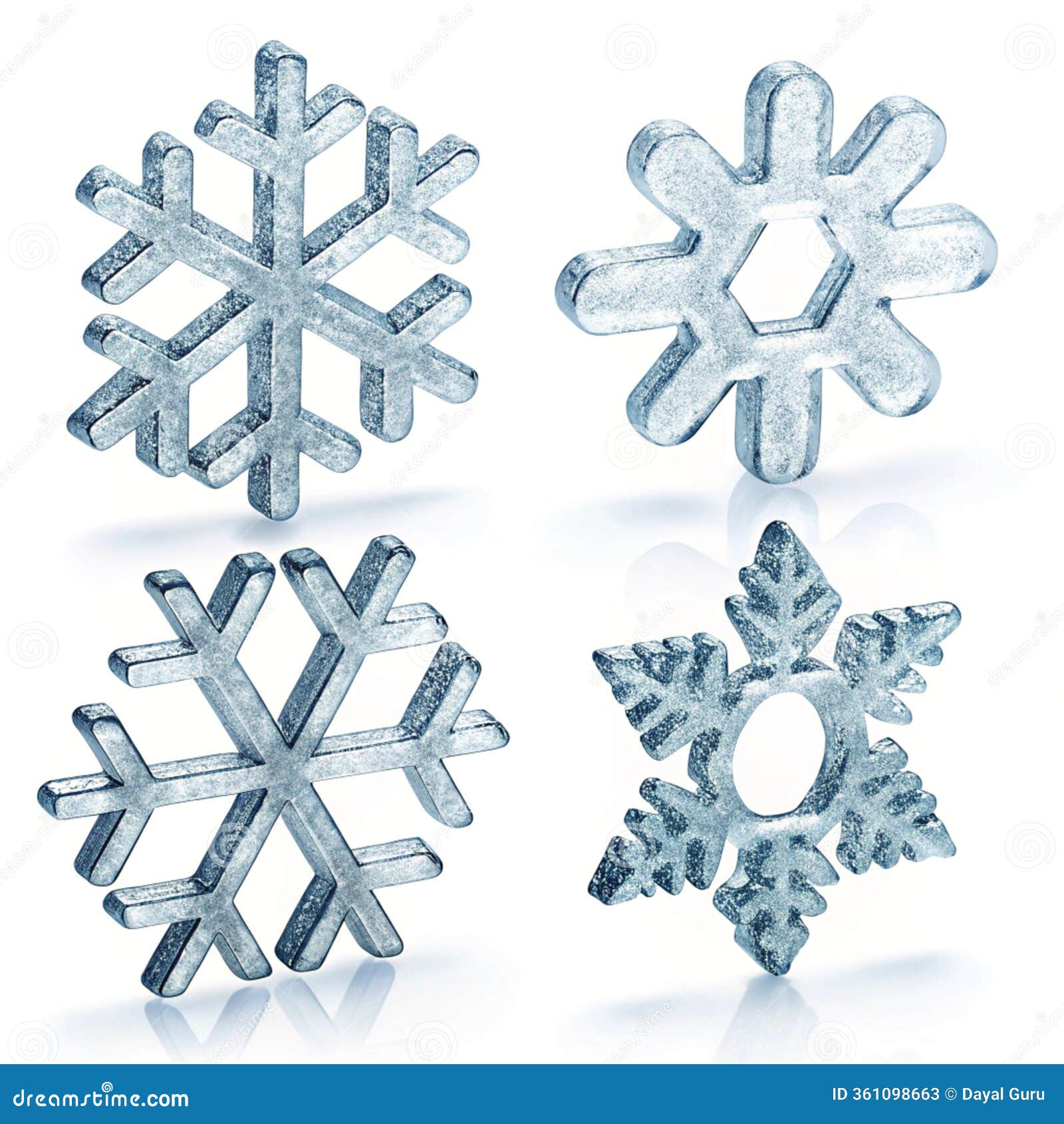 Ice Symbols Isolated on Transparent Background Stock Illustration ...