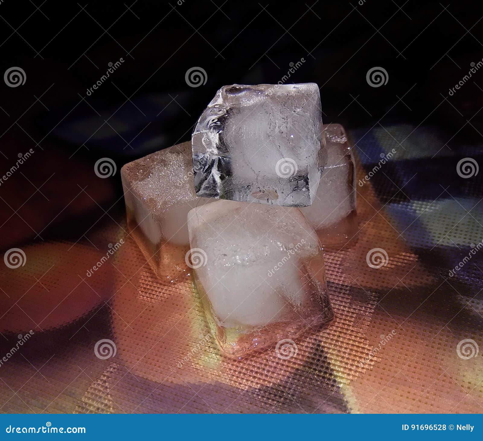 Ice stock photo. Image of kitchen, white, water, table - 91696528