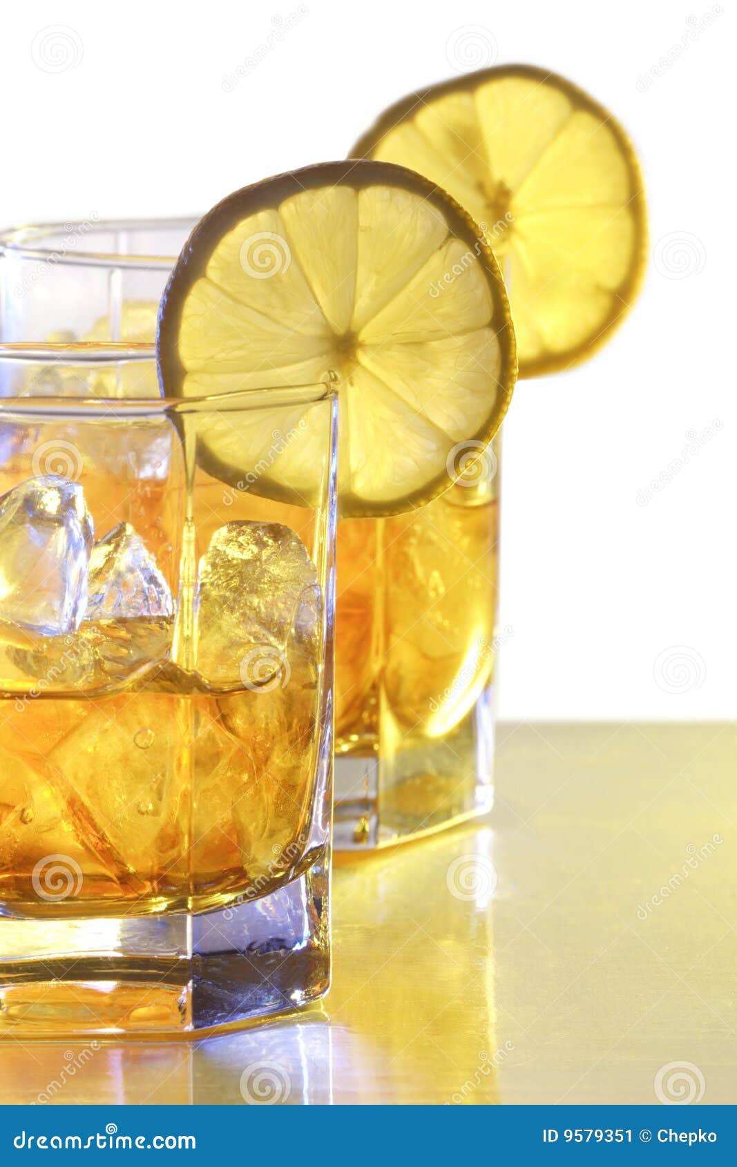 Ice tea stock image. Image of yellow, slice, close, bright - 9579351