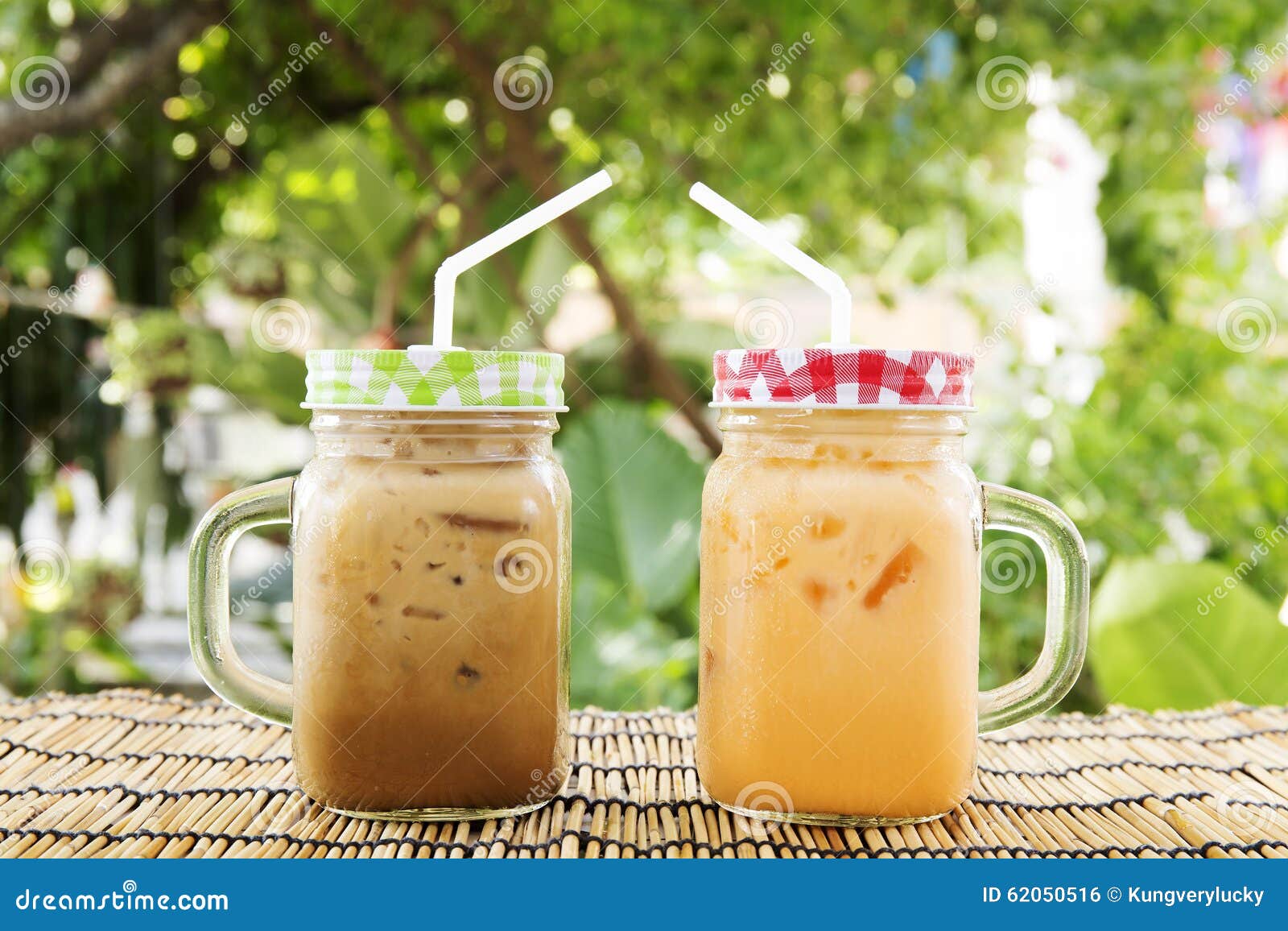 Ice Tea and Coffee Thai Style Stock Photo - Image of relax, fresh: 62050516