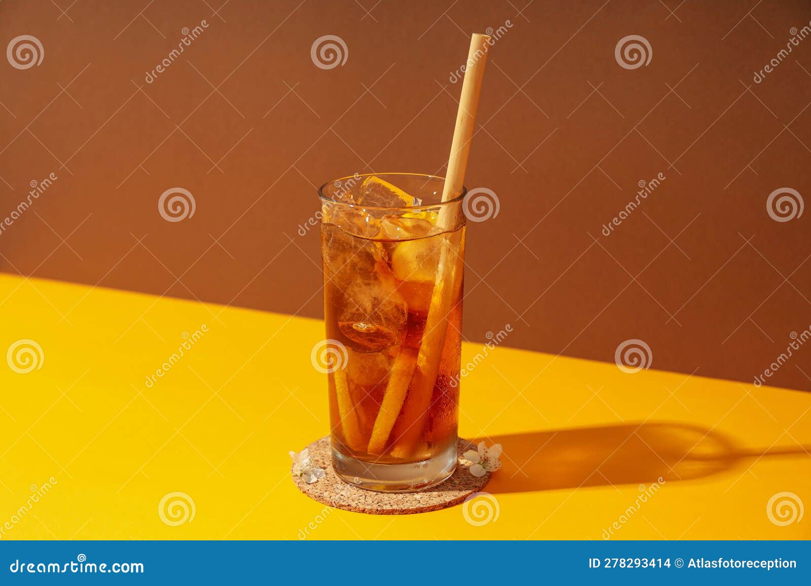 Ice Tea - Drink for Refreshing in Hot Summer Weather Stock Photo ...