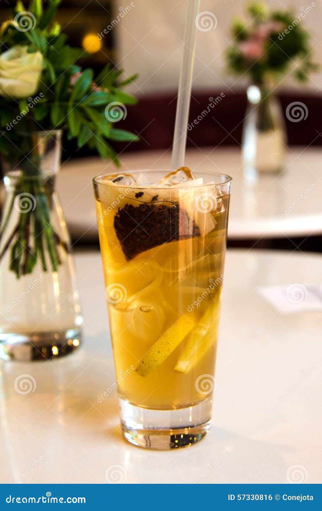 Ice Tea stock photo. Image of frozen, rustic, cube, coffee - 57330816