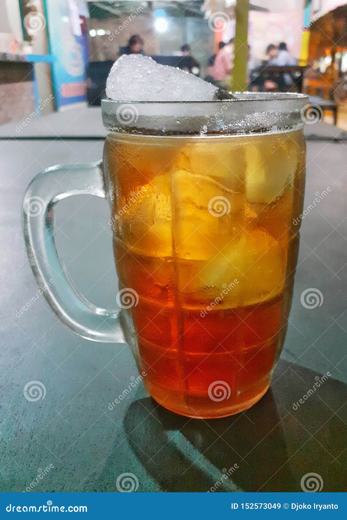 Ice Tea stock image. Image of table, cool, fresh, drink - 152573049