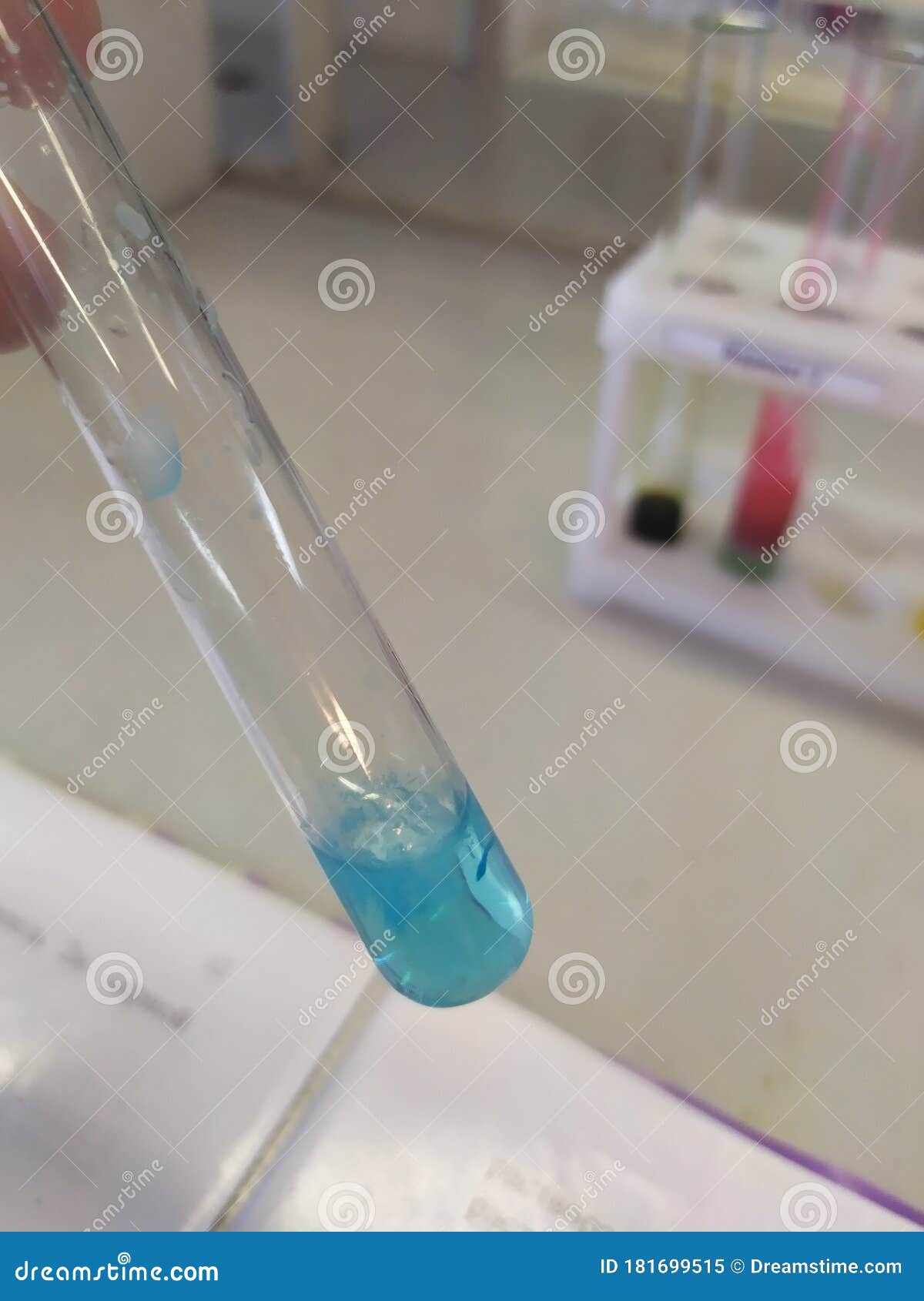 Ice in test-tube stock image. Image of yellow, machine - 181699515