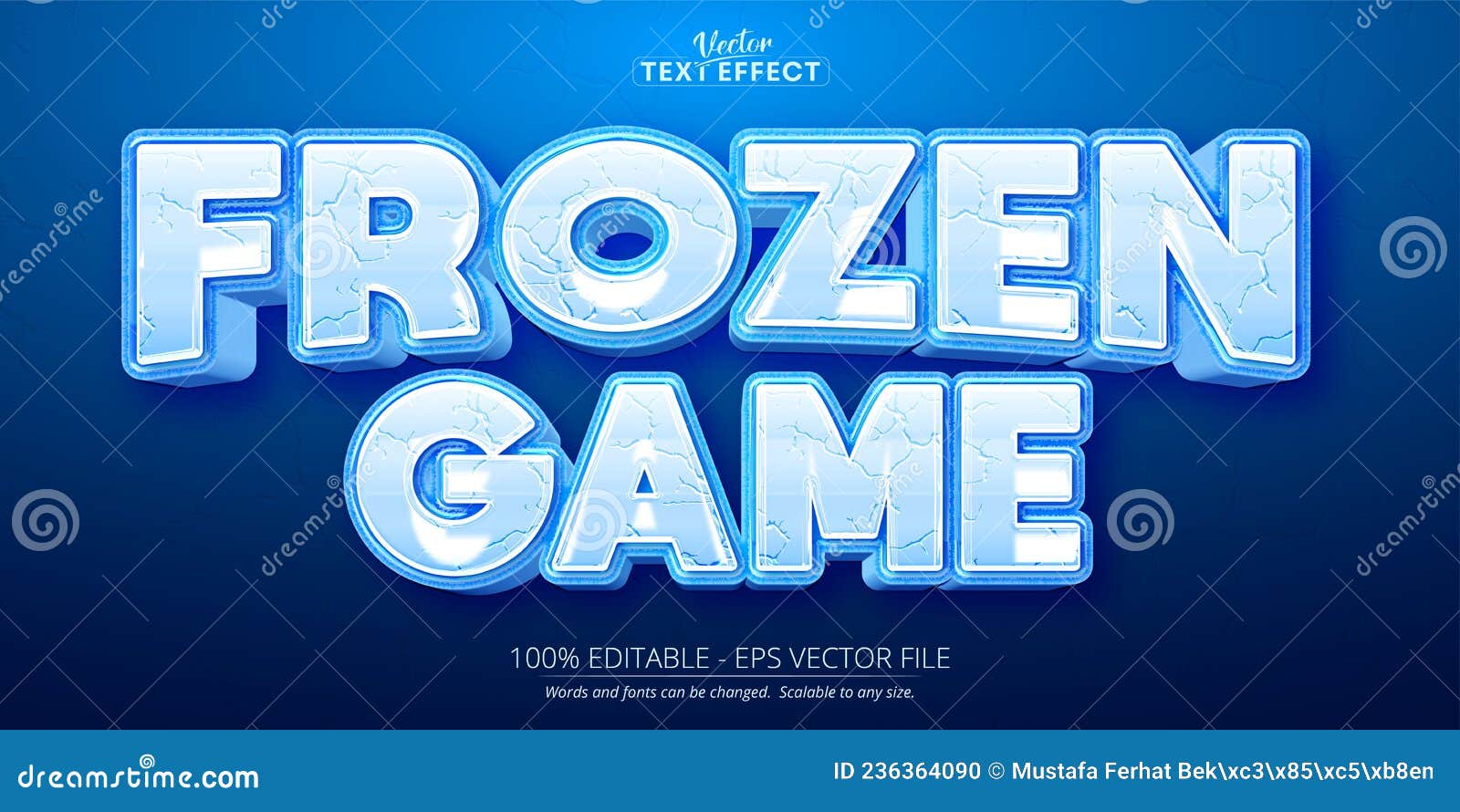 Frozen Font. Ice Alphabet. Transparent ABC. Cold Blue Letters Cartoon ...