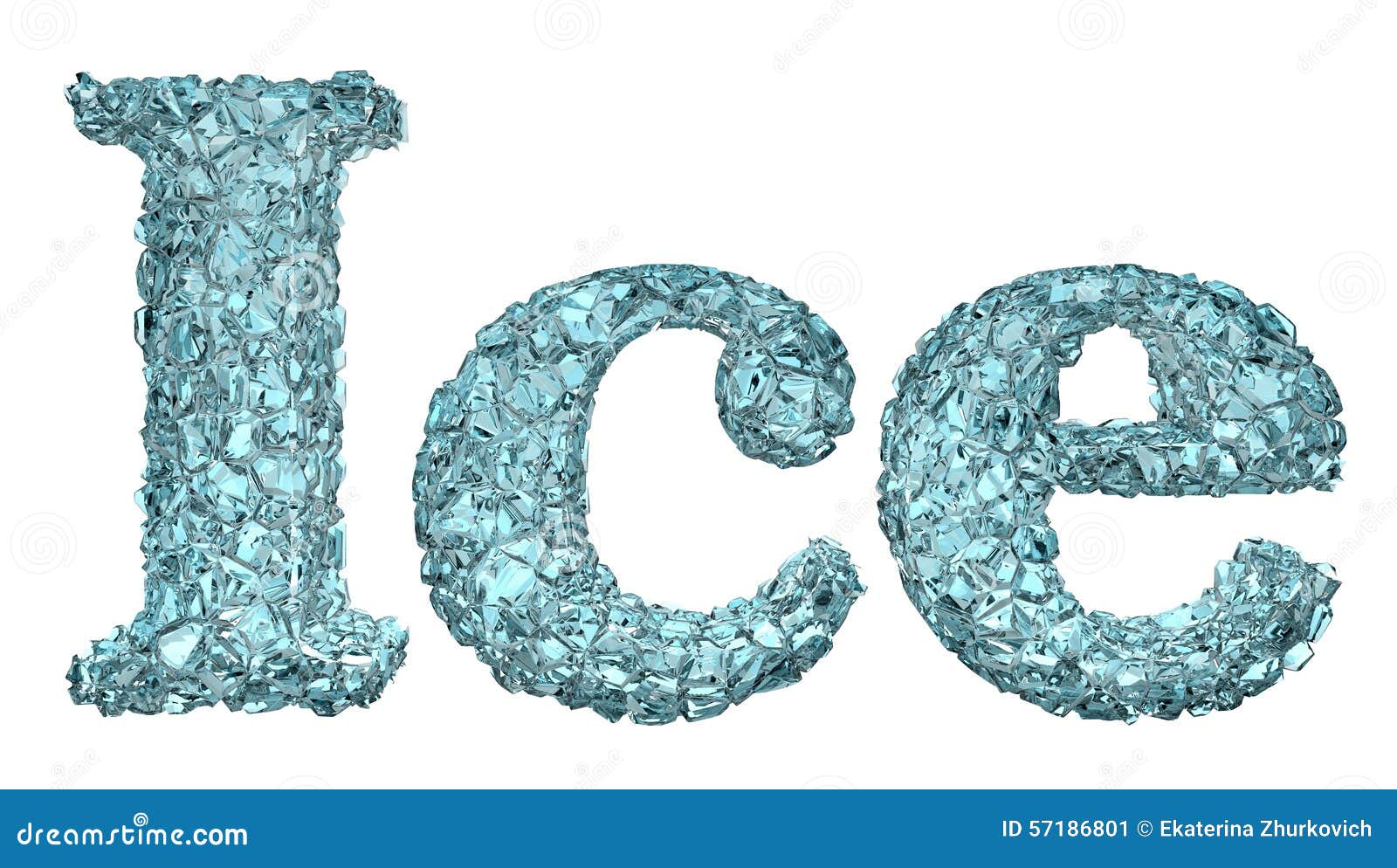Ice text stock illustration. Illustration of print, water - 57186801