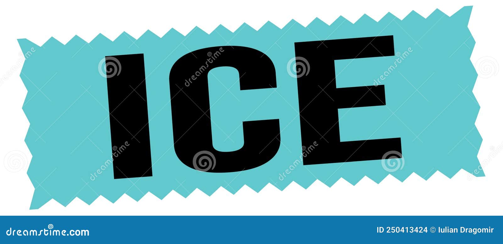 ICE Text Written on Blue-black Stamp Sign Stock Illustration ...