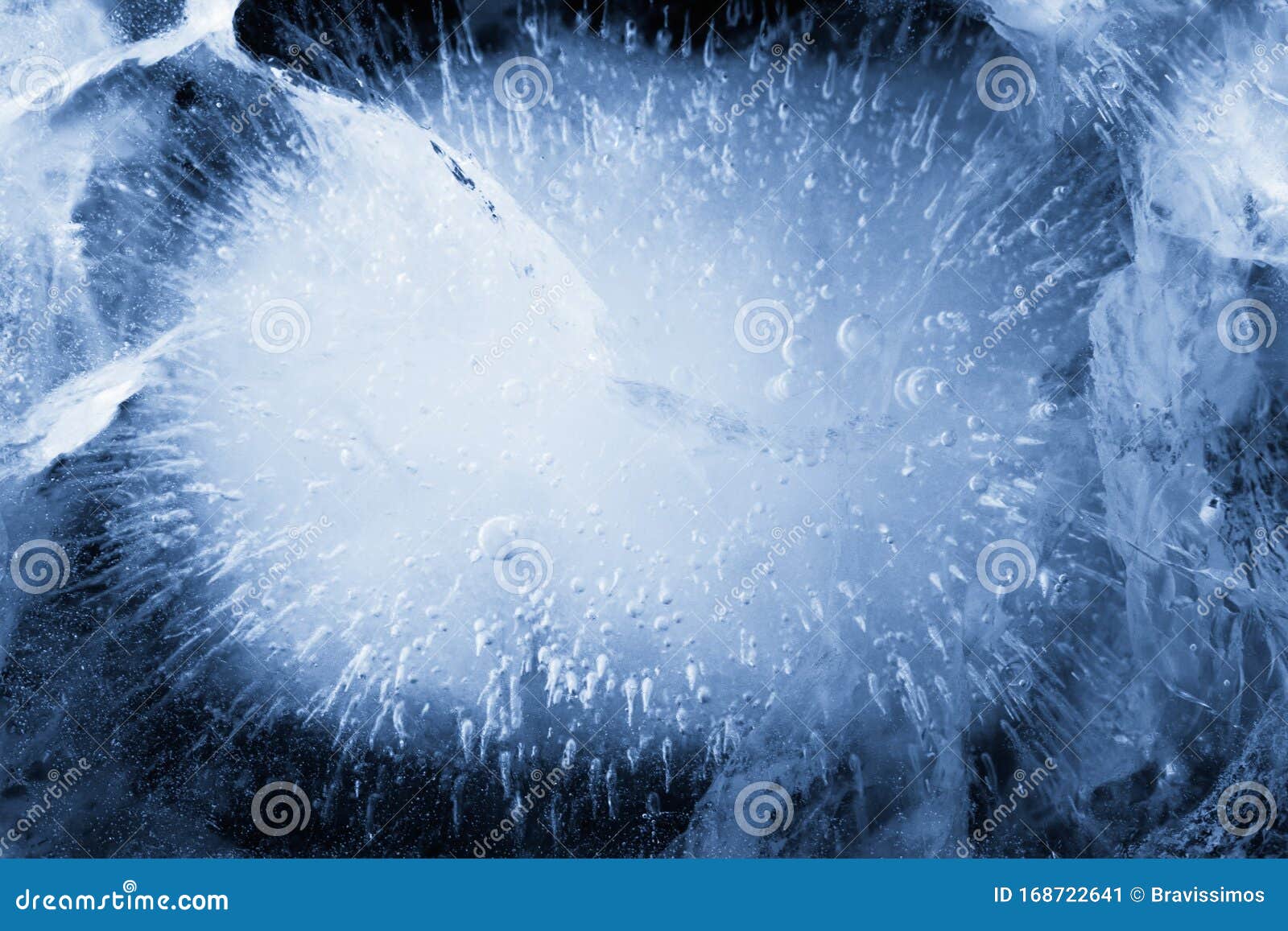Ice Texture Background Cold Macro, Solid Stock Illustration ...