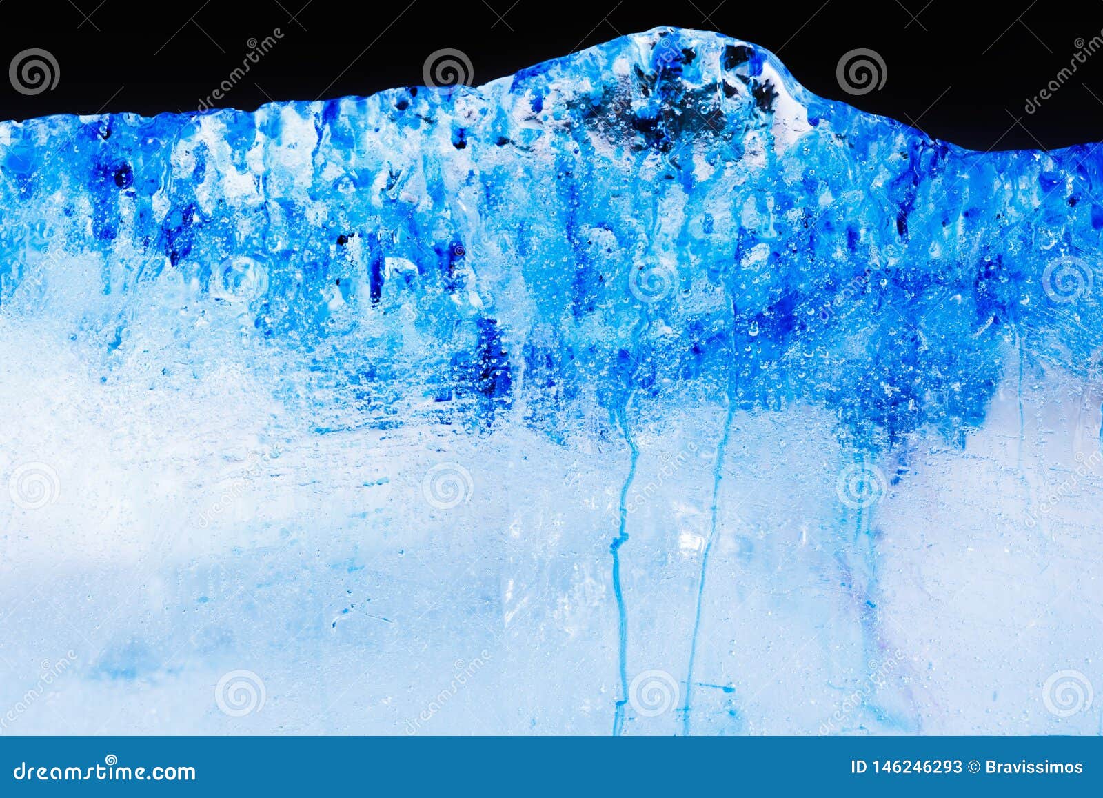 Ice Texture Background Cold Macro, Textured Stock Image - Image of ...