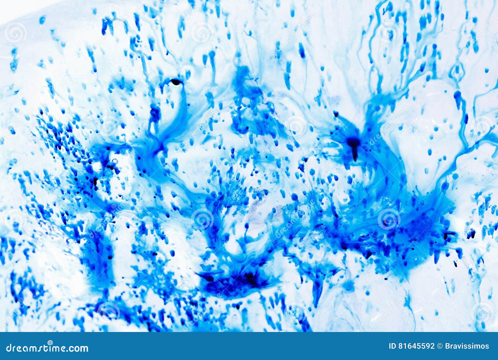 Ice Texture Background with Ink Stock Photo - Image of cold, crystal ...