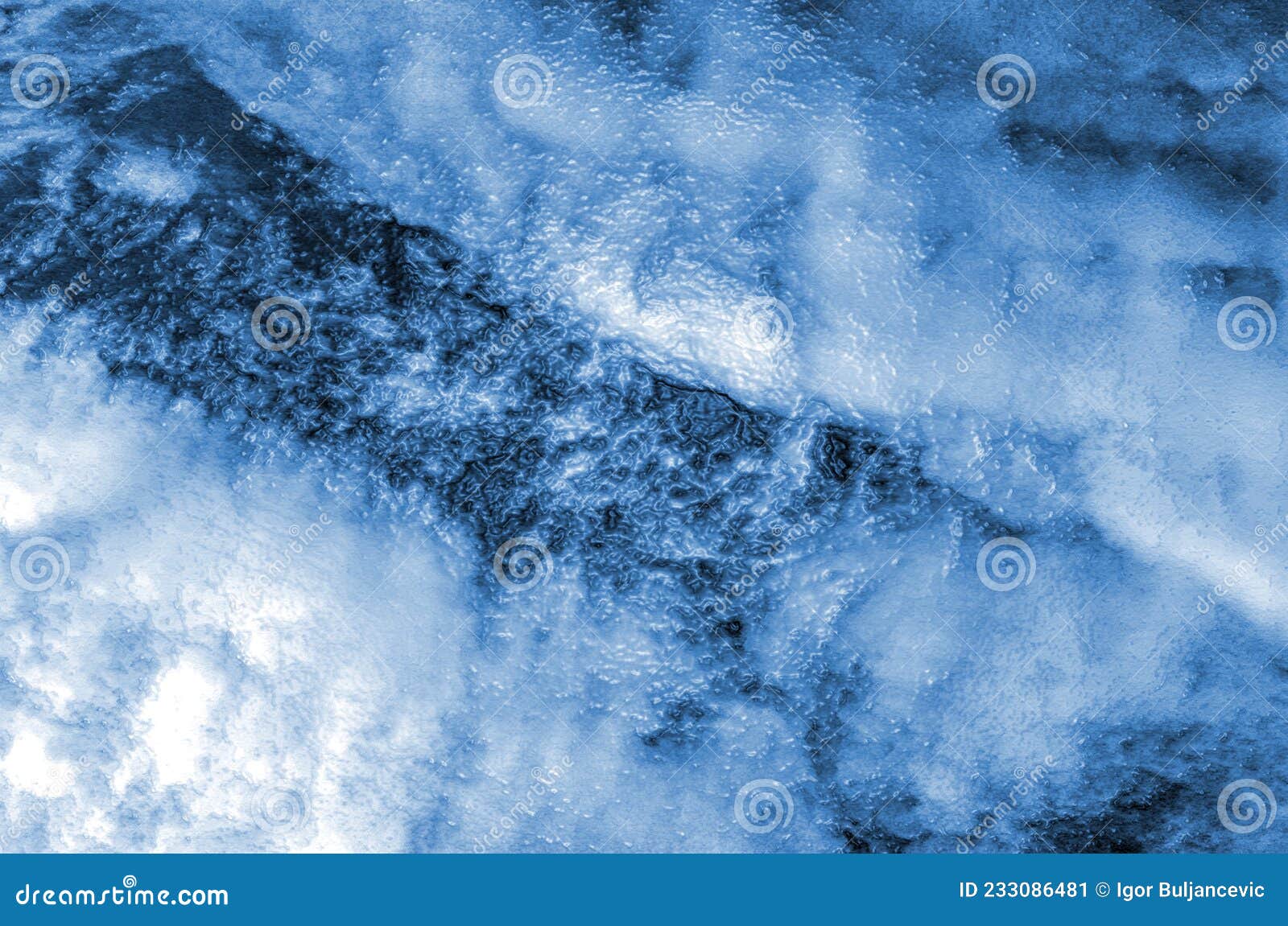 Ice Texture. Black and Blue Ice Texture. Ice Texture of Frozen Water ...