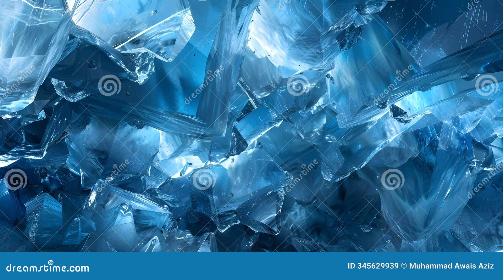 Ice Texture from Ice Cave Background - Ai Generated Stock Illustration ...
