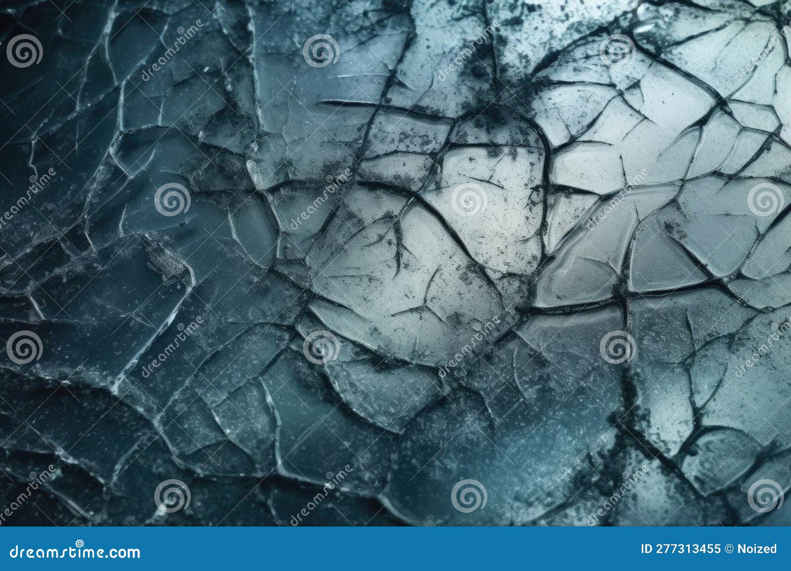 Ice Texture, Cracked and Frozen. Cracked Ice Stock Illustration ...