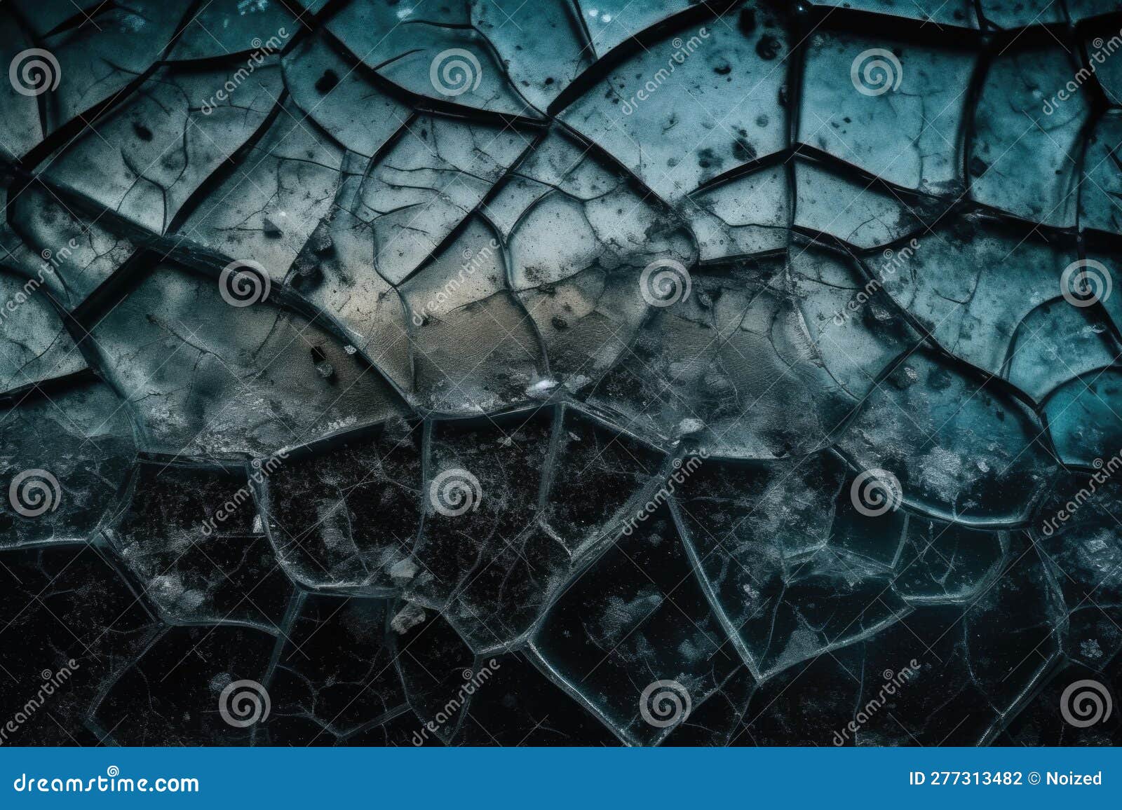 Ice Texture, Cracked and Frozen. Cracked Ice Stock Illustration ...