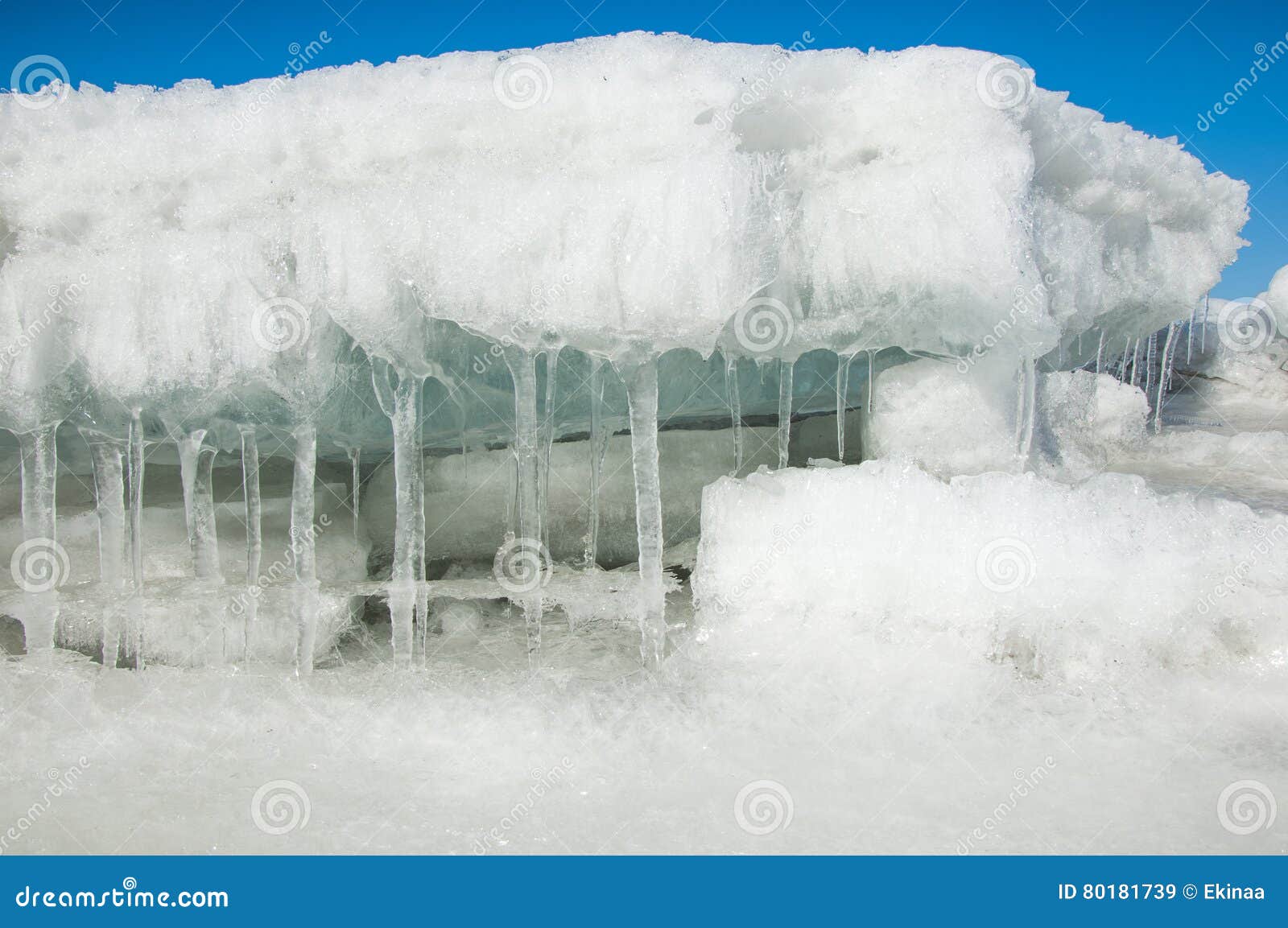 Ice stock image. Image of gelid, cold, lake, freeze, algid - 80181739