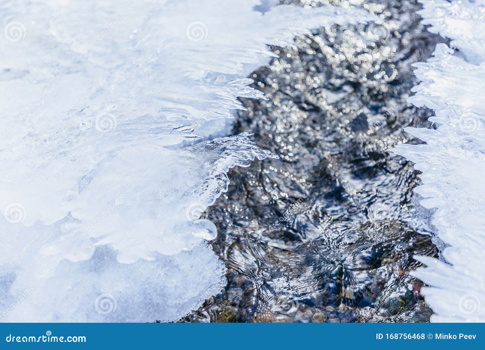 Ice Texture, Interesting Frozen Lake Patterns, Naturally Created Forms ...