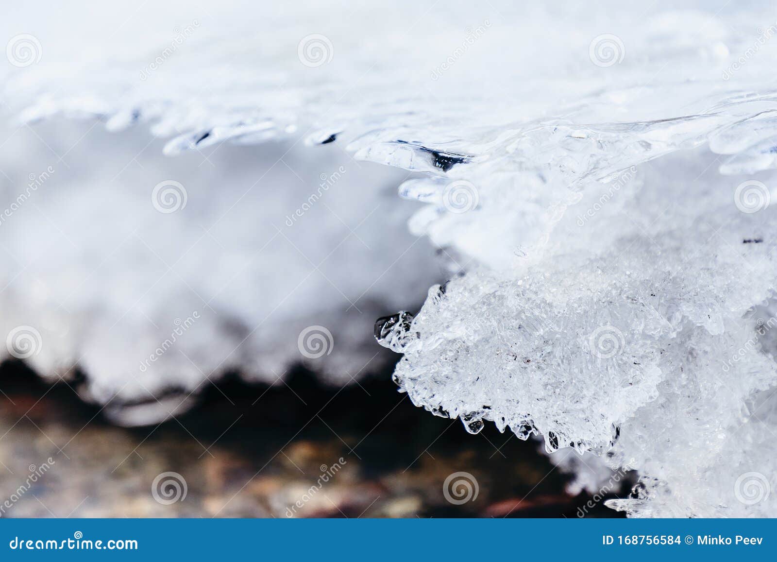 Ice Texture, Interesting Frozen Lake Patterns, Naturally Created Forms ...