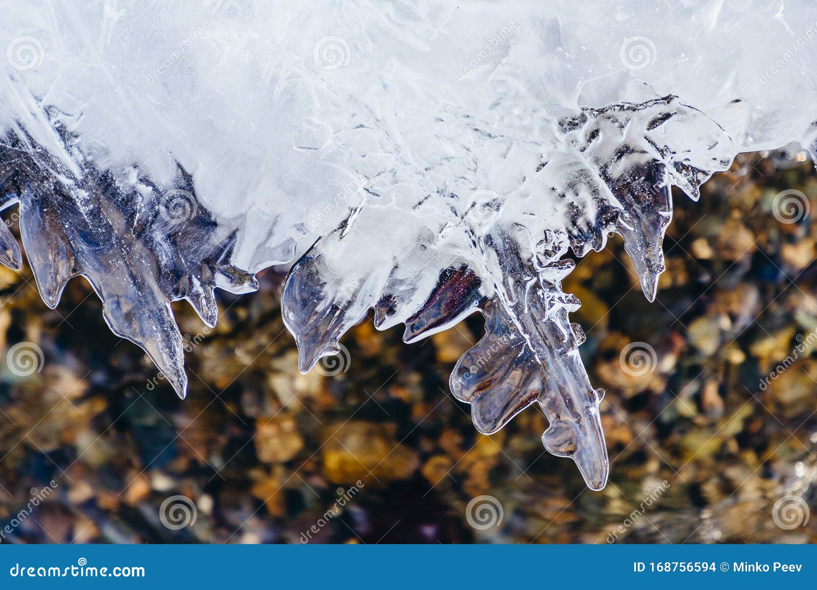 Ice Texture, Interesting Frozen Lake Patterns, Naturally Created Forms ...