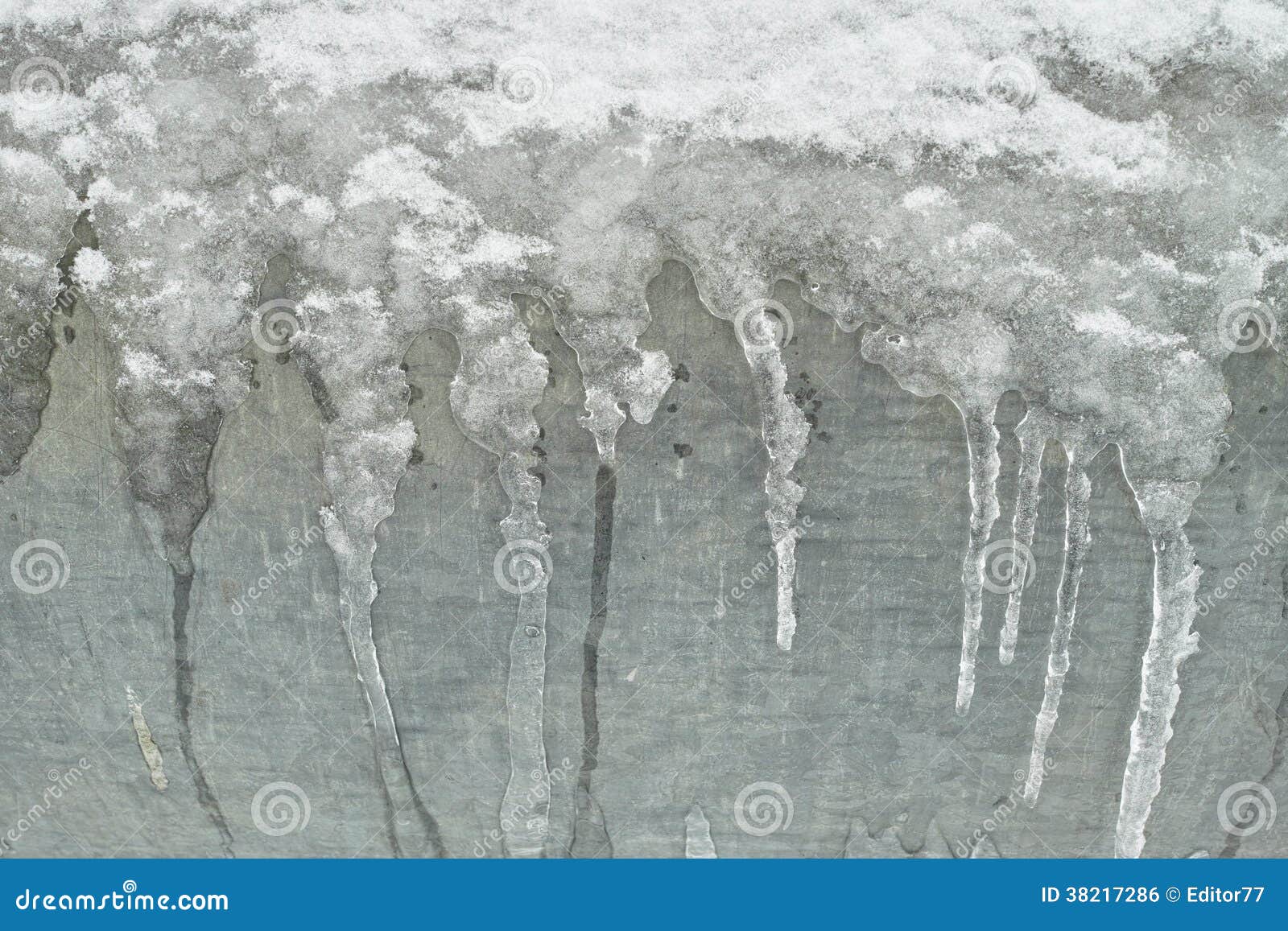 Ice Texture on Metallic Surface Stock Photo - Image of gradient, unique ...