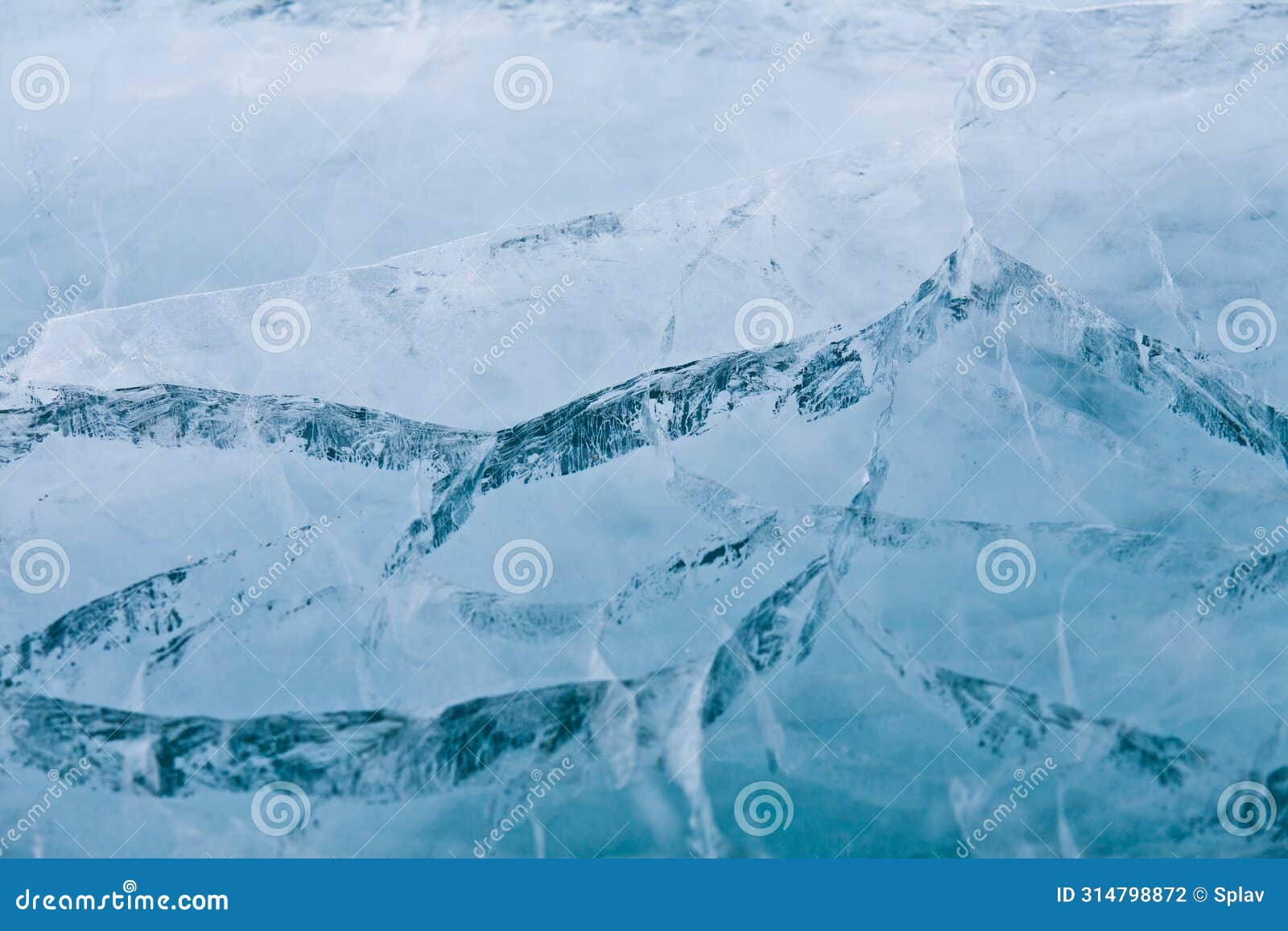 Ice Texture Original Beautiful Blue Design Pattern Stock Photo - Image ...