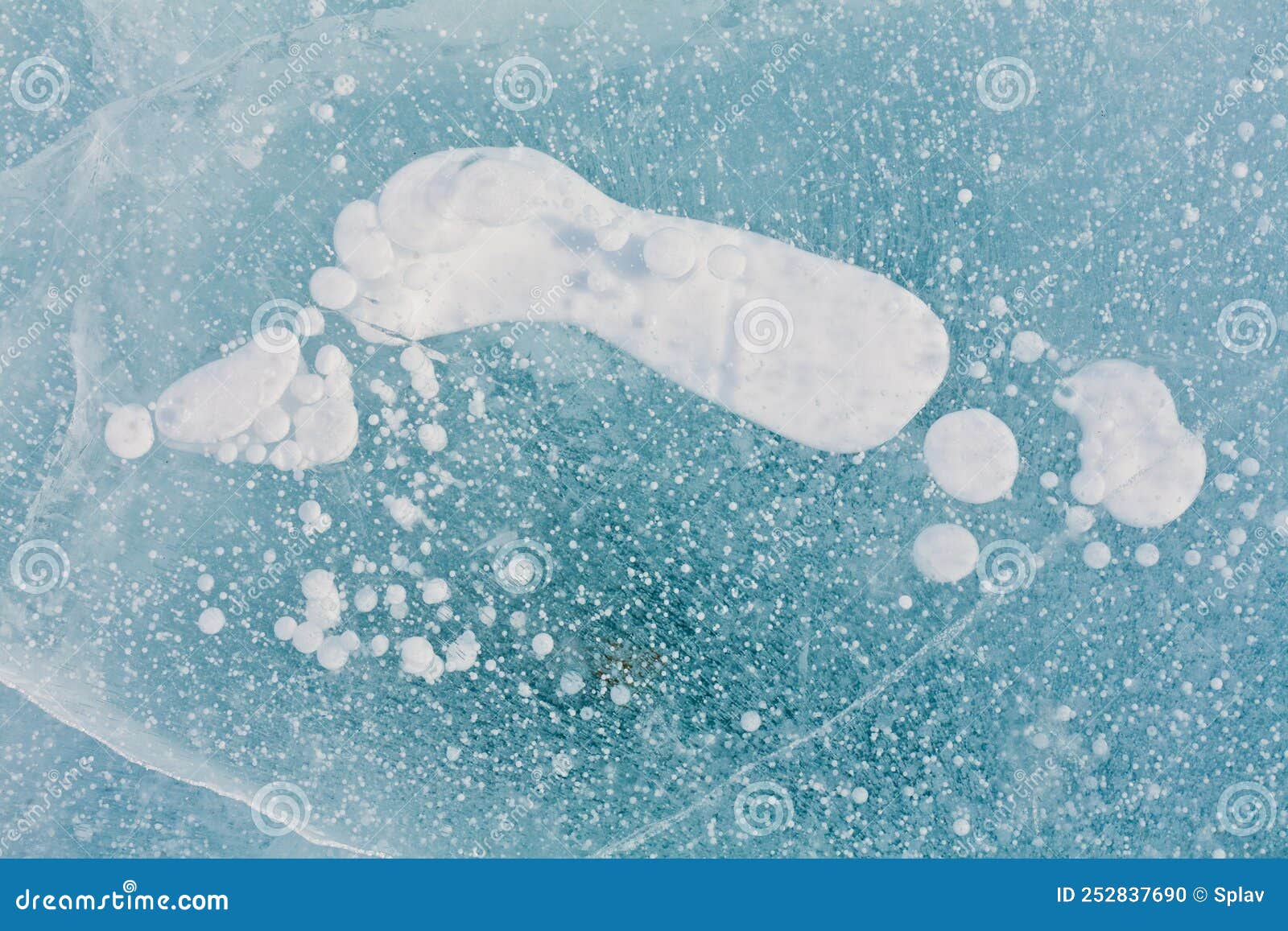 Ice Texture Original Beautiful Blue Design Pattern Stock Photo - Image ...