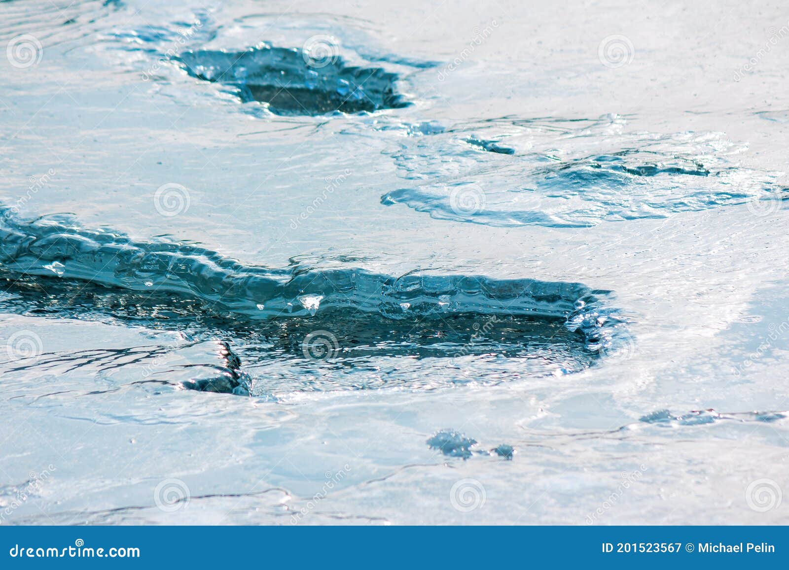 Ice Texture on the River. Close Up Background Stock Image - Image of ...