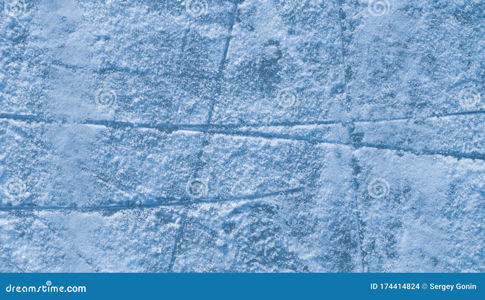 Ice Texture on a Skating Rink Stock Photo - Image of frost, nature ...