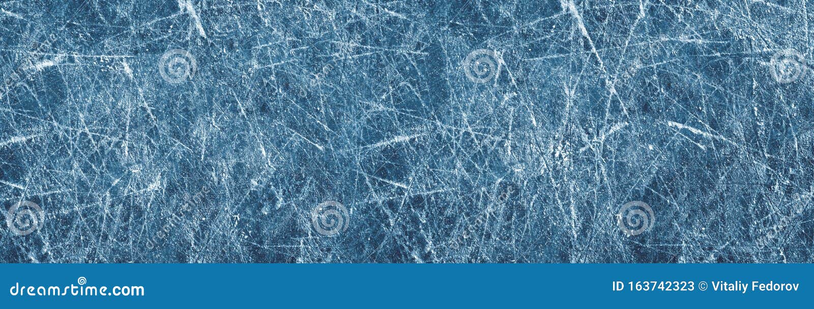 Ice Texture on a Skating Rink, Panorama. Big Size Stock Image - Image ...