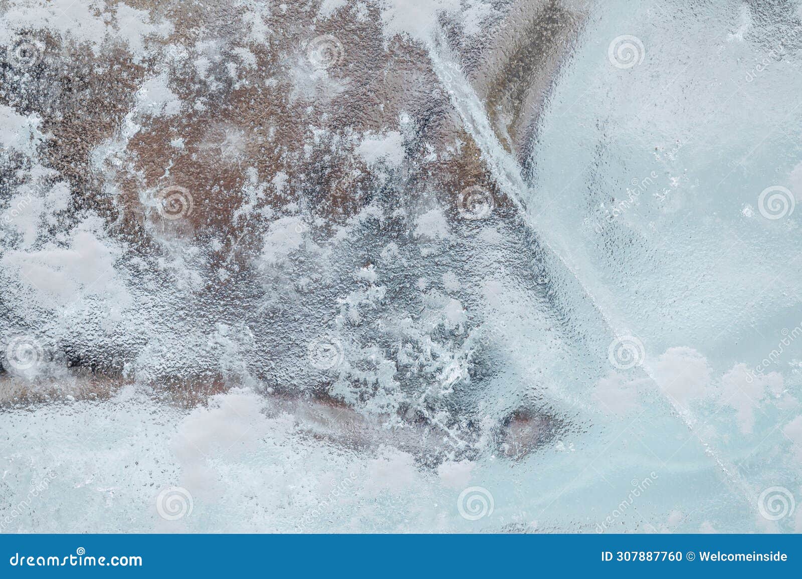 Ice Texture Surface Background Stock Photo - Image of blue, season ...