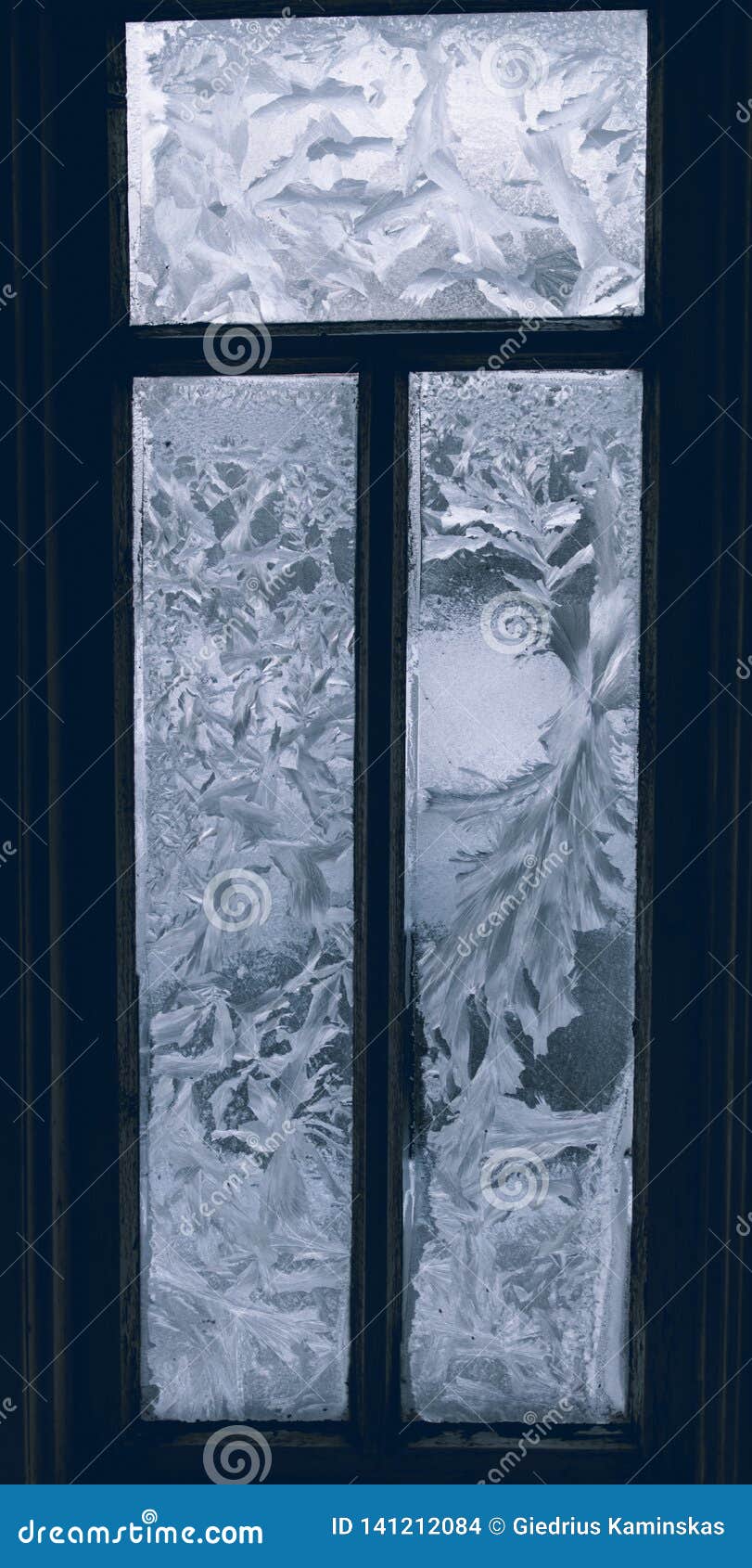 Window with ice texture stock photo. Image of evening - 141212084