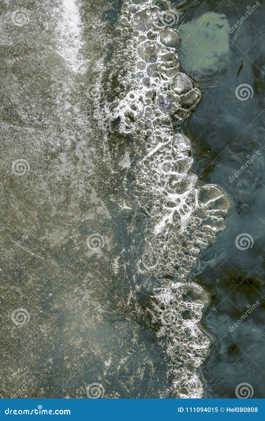 Ice textures over pond stock image. Image of triangel - 111094015