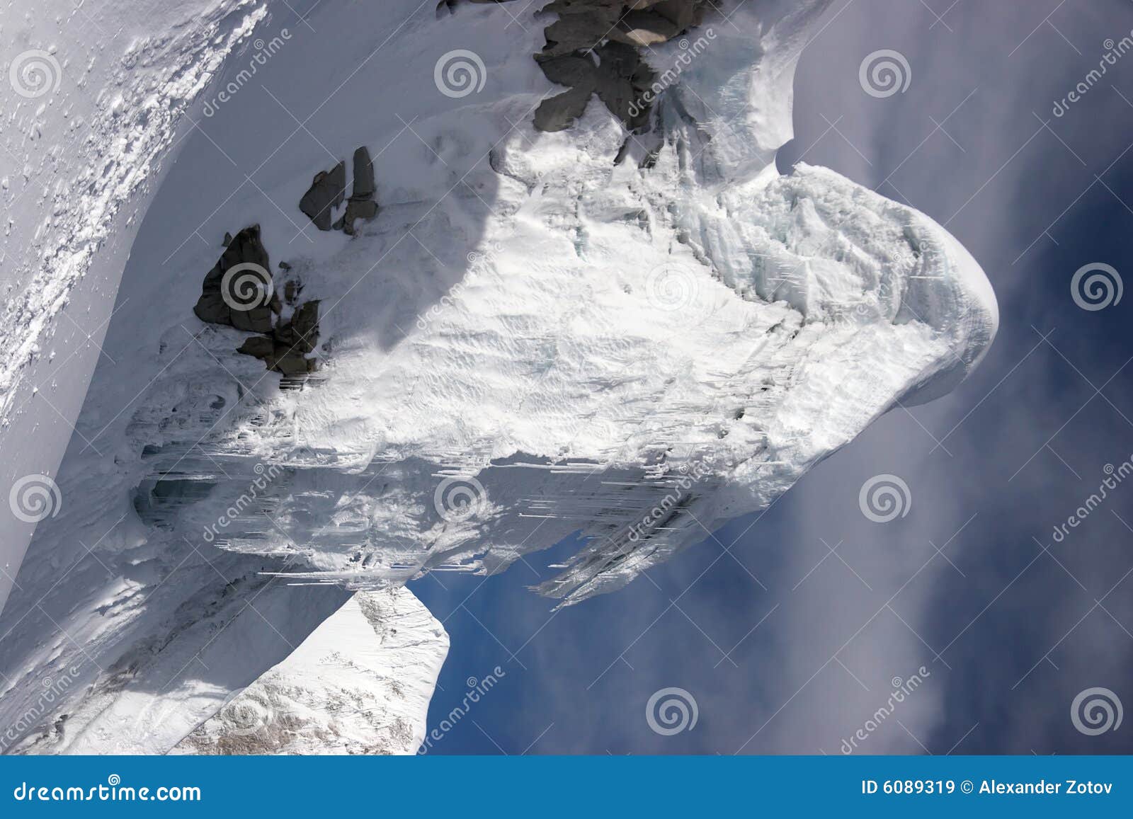 Ice tower stock image. Image of frozen, nature, outdoors - 6089319