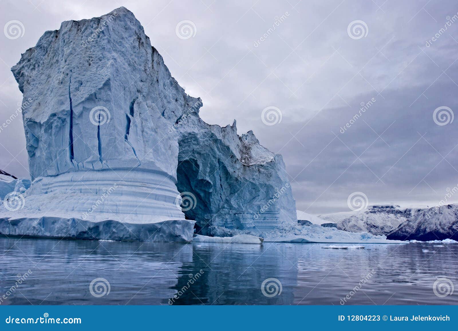 Ice towers stock image. Image of snow, frozen, reflection - 12804223