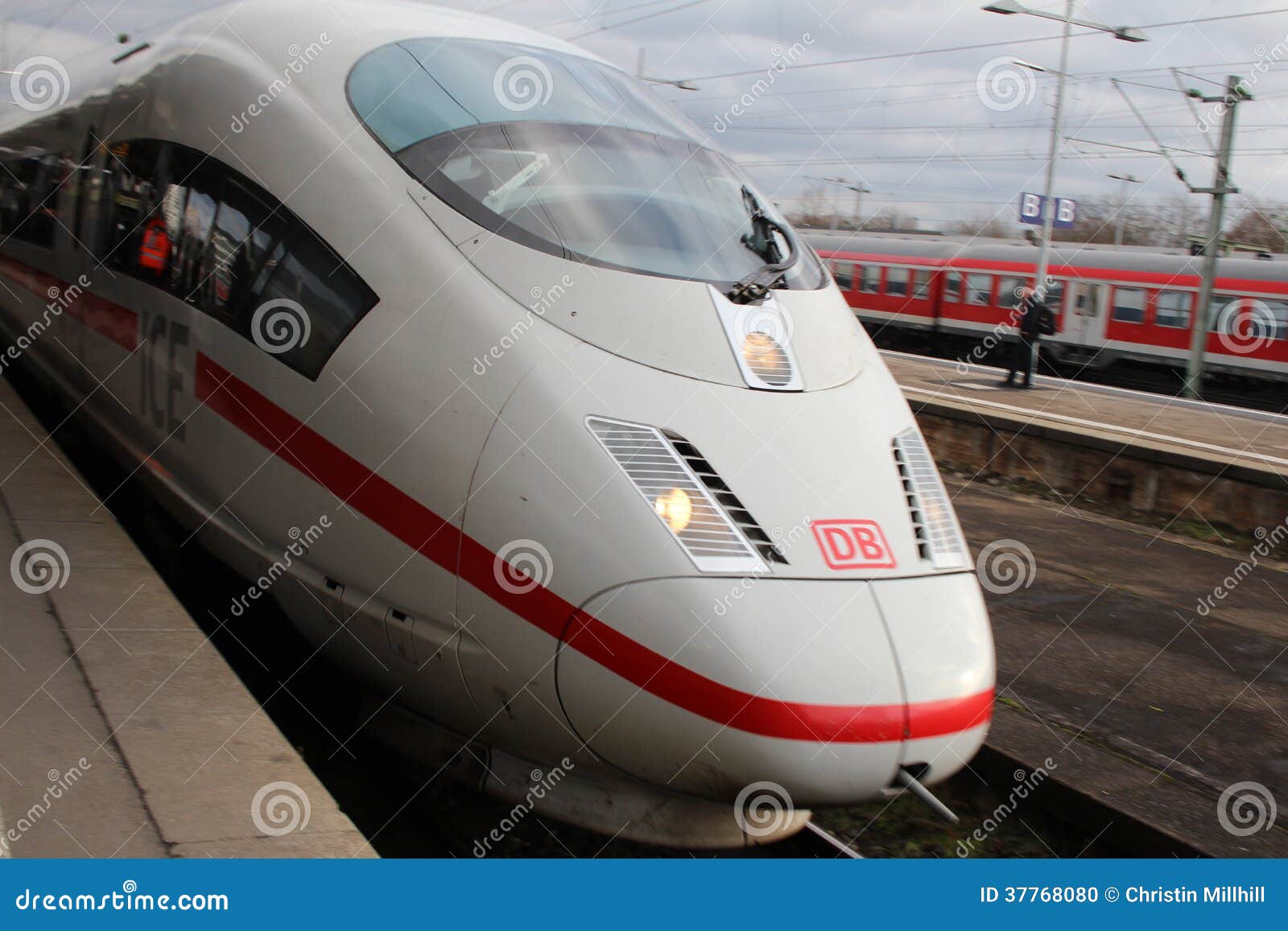 ICE Train editorial image. Image of travel, german, station - 37768080