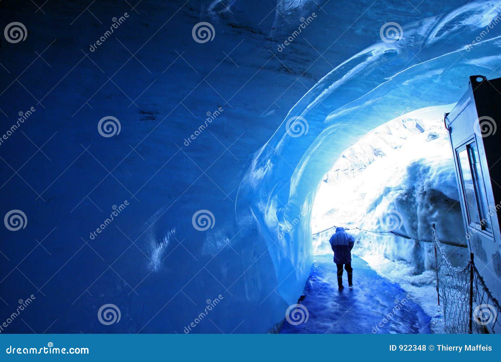 Ice tunnel stock photo. Image of cool, child, cave, exit - 922348