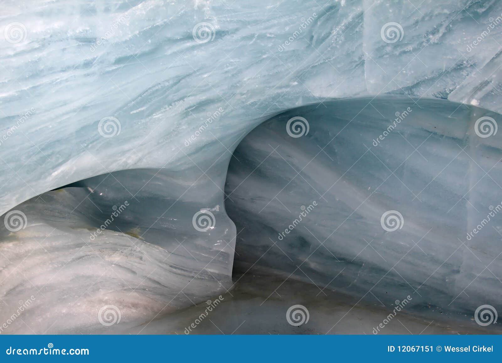 Ice Tunnel at the Jungfraujoch in Switzerland Stock Image - Image of ...